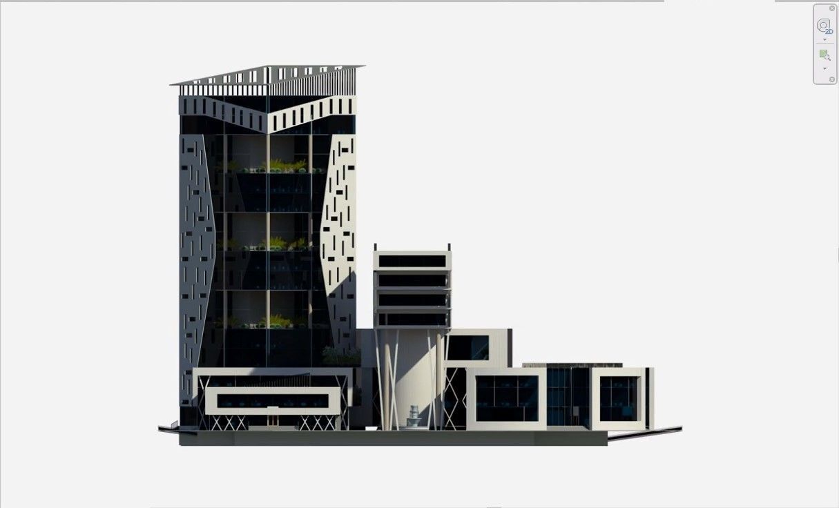 central bank compelete revit project 3D model | CGTrader