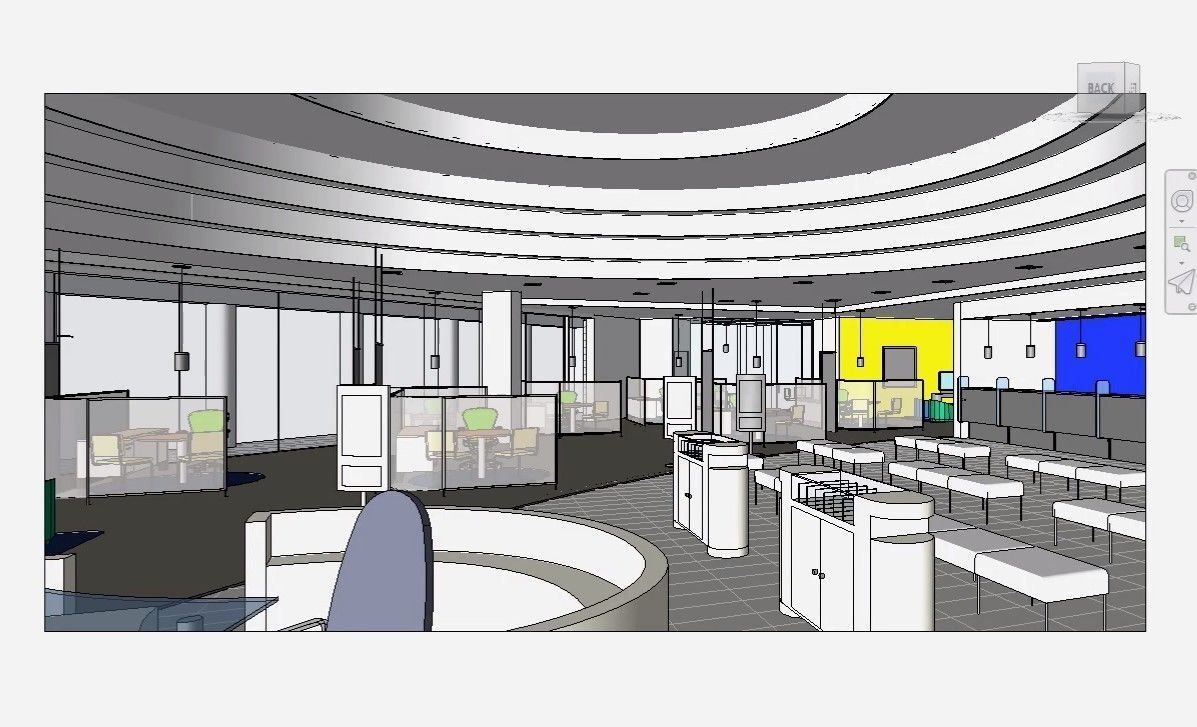 branch Bank compelete revit project 3D model | CGTrader