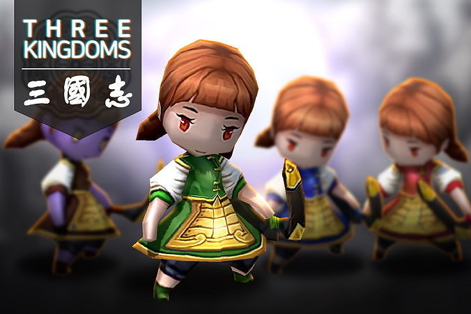 3D model Three Kingdoms - Soldier Bow 1 VR / AR / low-poly | CGTrader