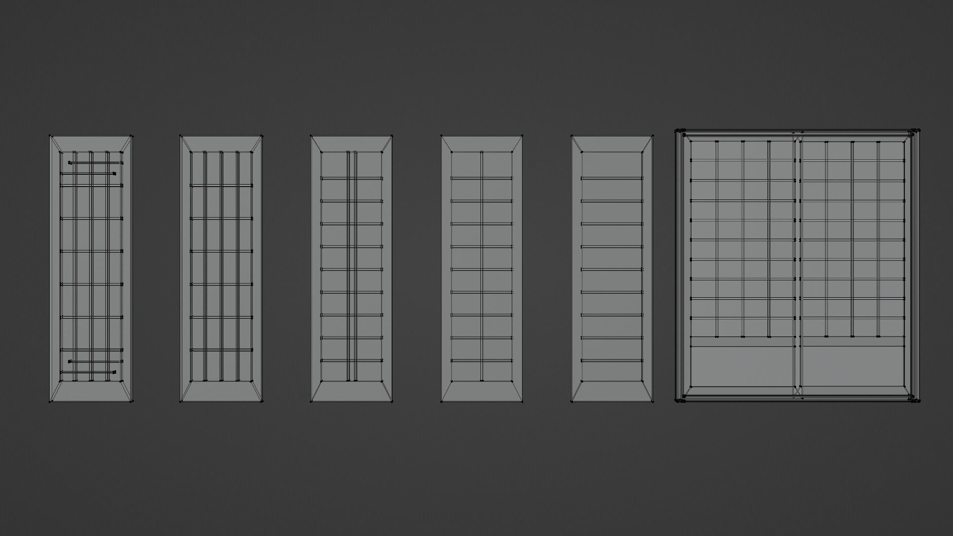 Shoji door Pack -Japanese Sliding door 3D model | CGTrader