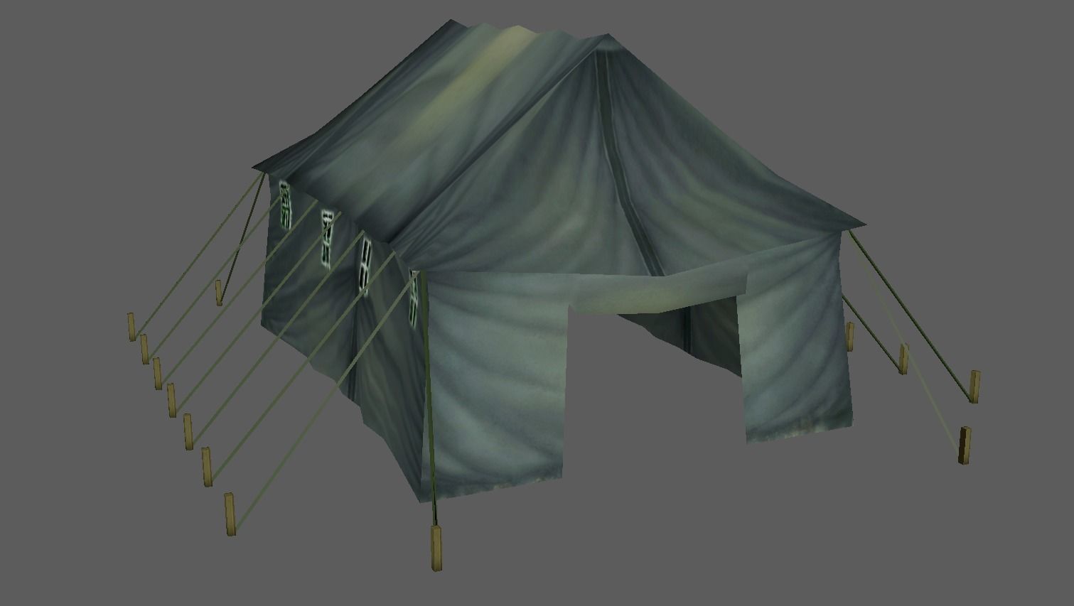 Tent Low poly Model free VR / AR / low-poly 3D model | CGTrader