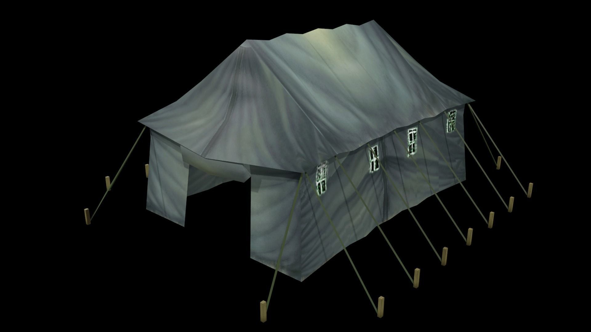 Tent Low poly Model free VR / AR / low-poly 3D model | CGTrader