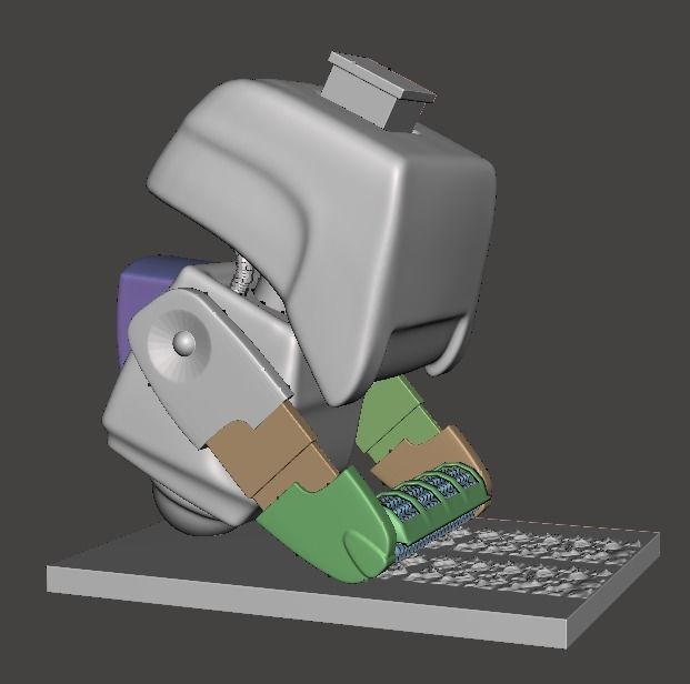 MO from Wall E 3D model 3D printable | CGTrader