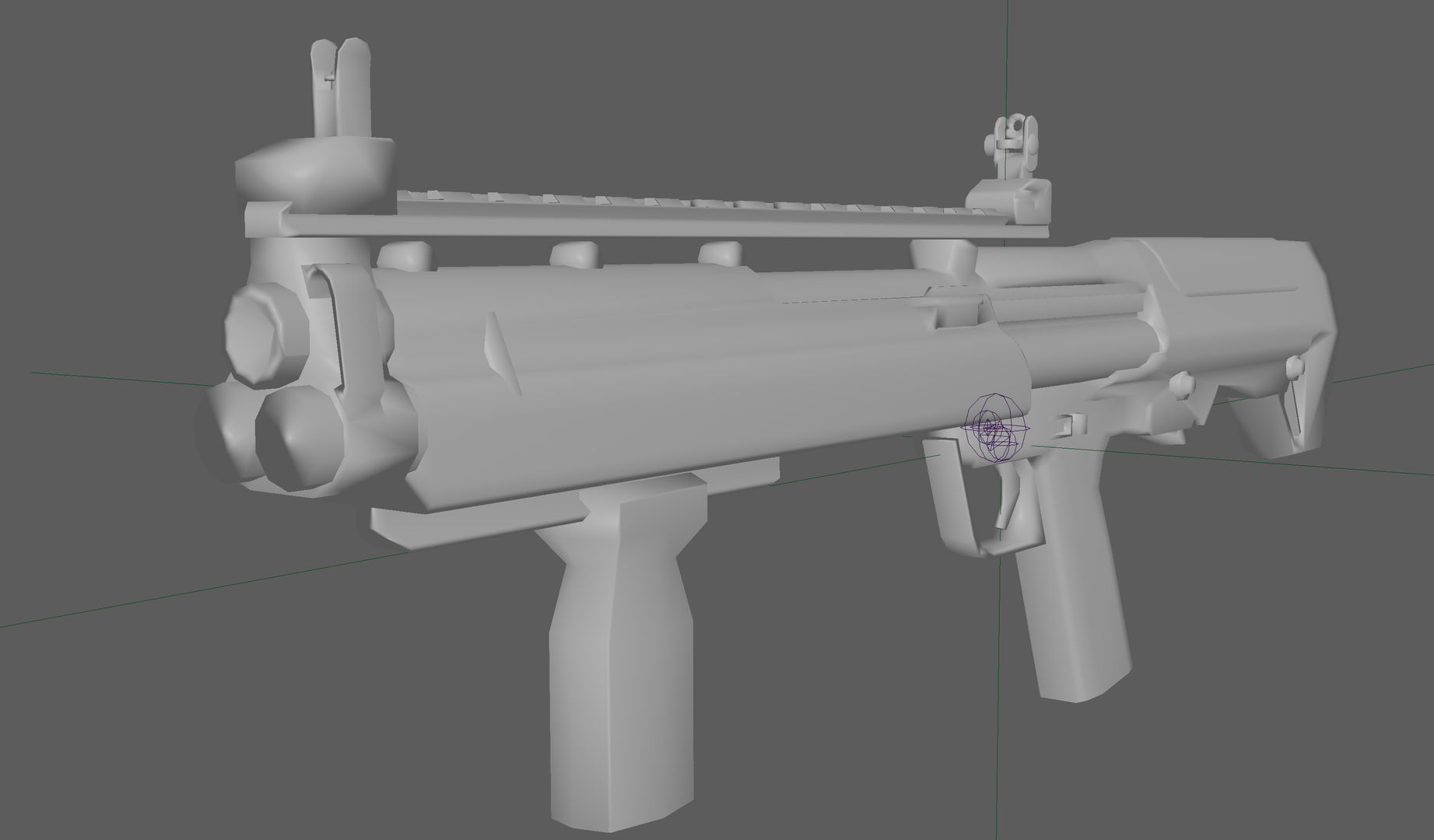 3D model KSG Shotgun Rig VR / AR / low-poly | CGTrader