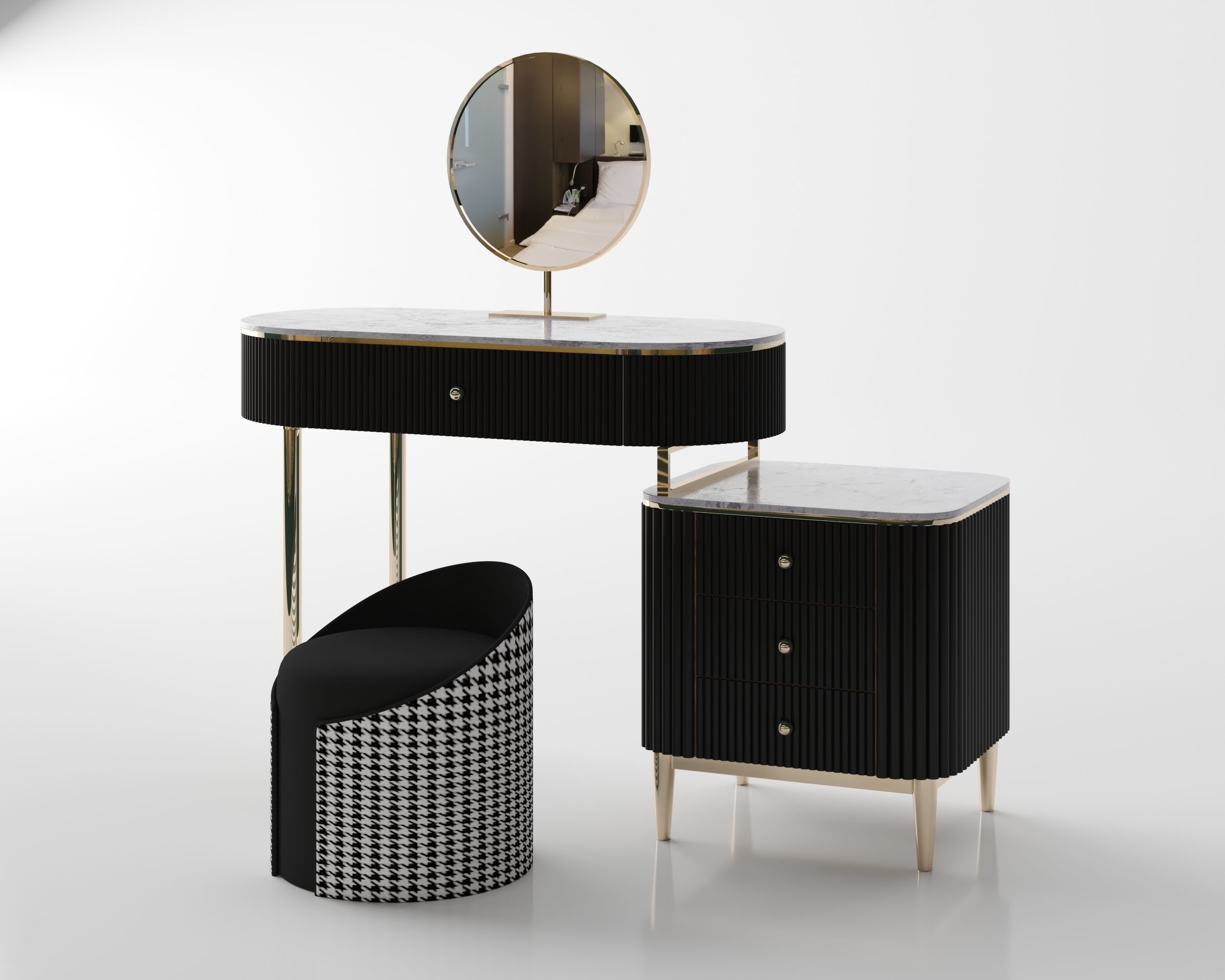 Makeup Vanity Set 3D model | CGTrader