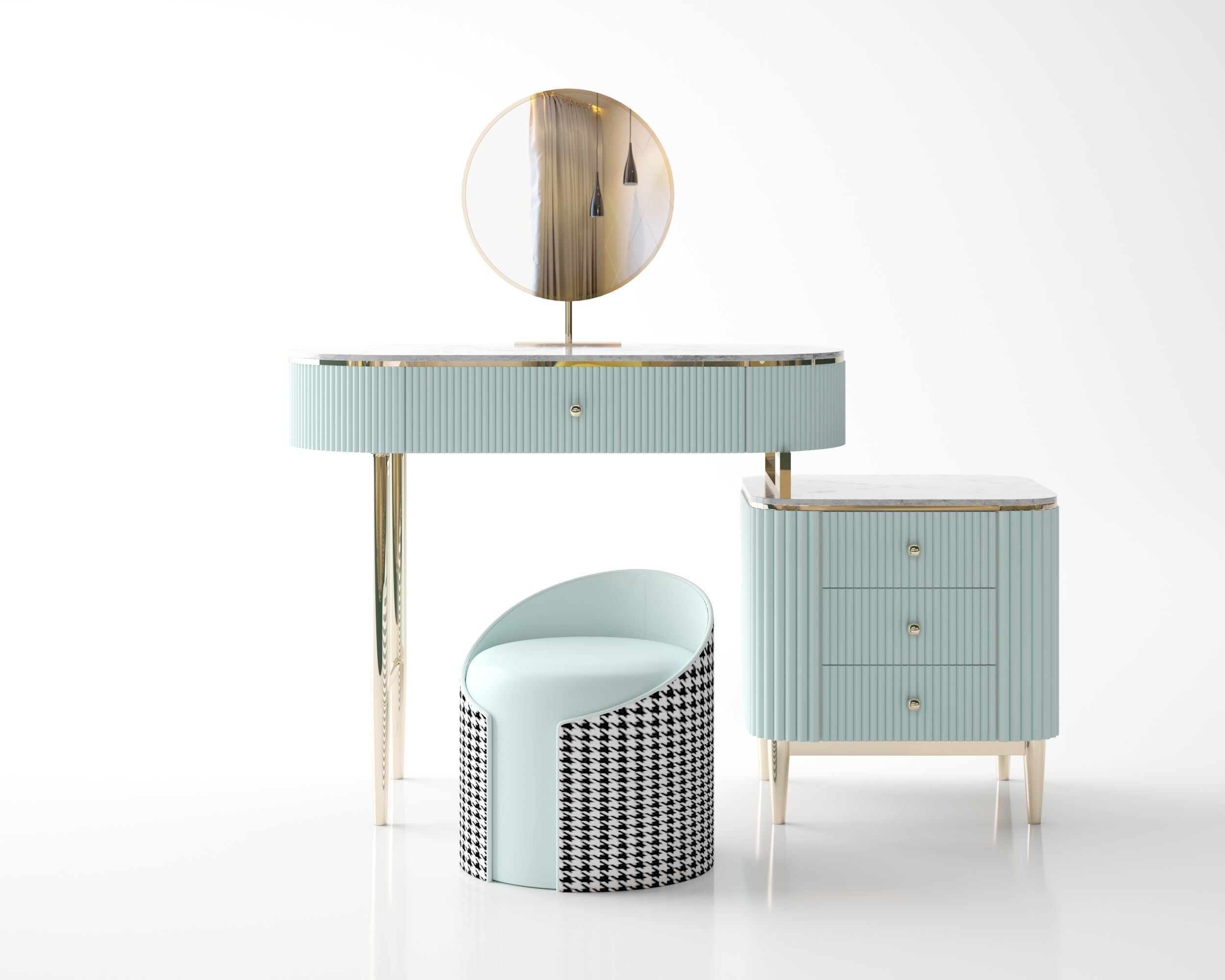 Makeup Vanity Set 3D model | CGTrader