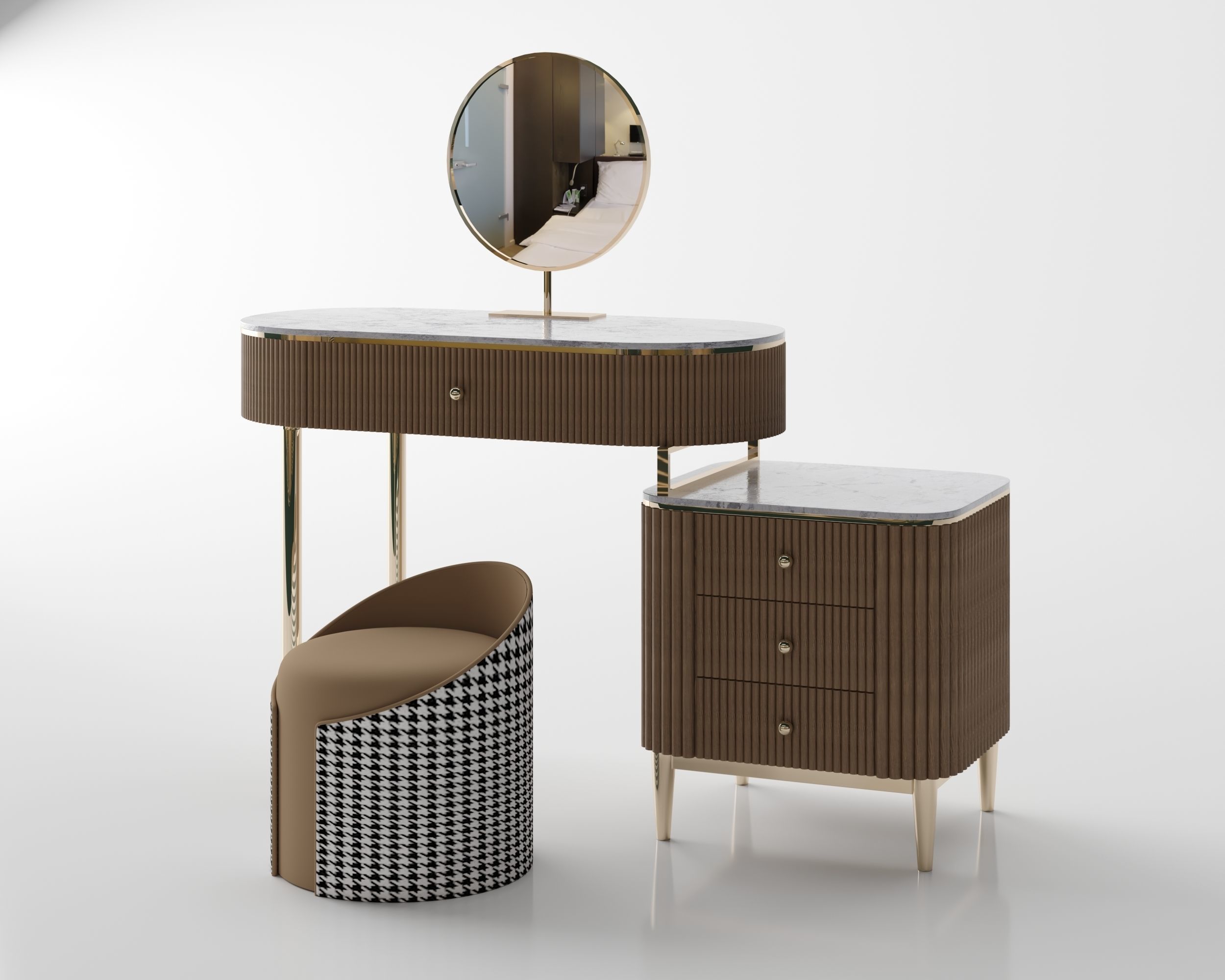 Makeup Vanity Set 3D model | CGTrader