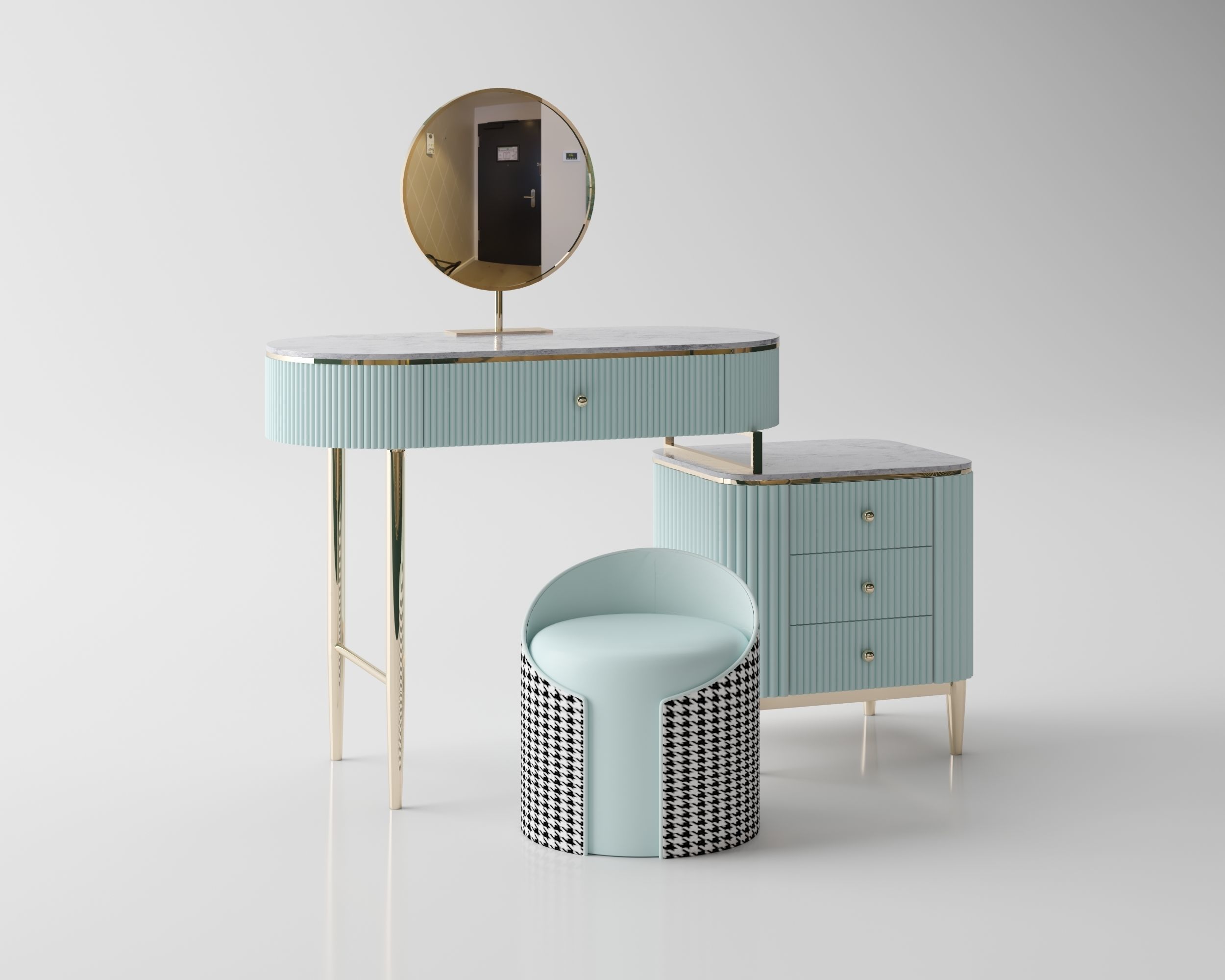 Makeup Vanity Set 3D model | CGTrader