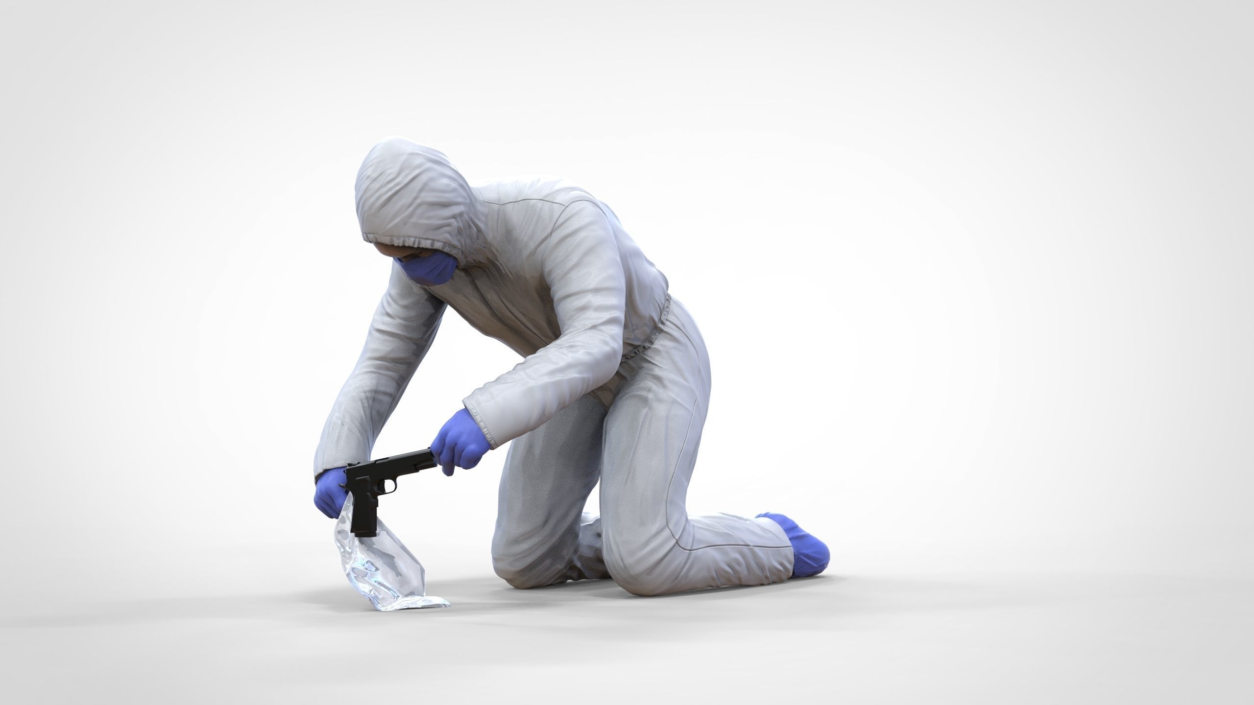 N3 CSI forensic models collect evidence 3D model 3D printable | CGTrader