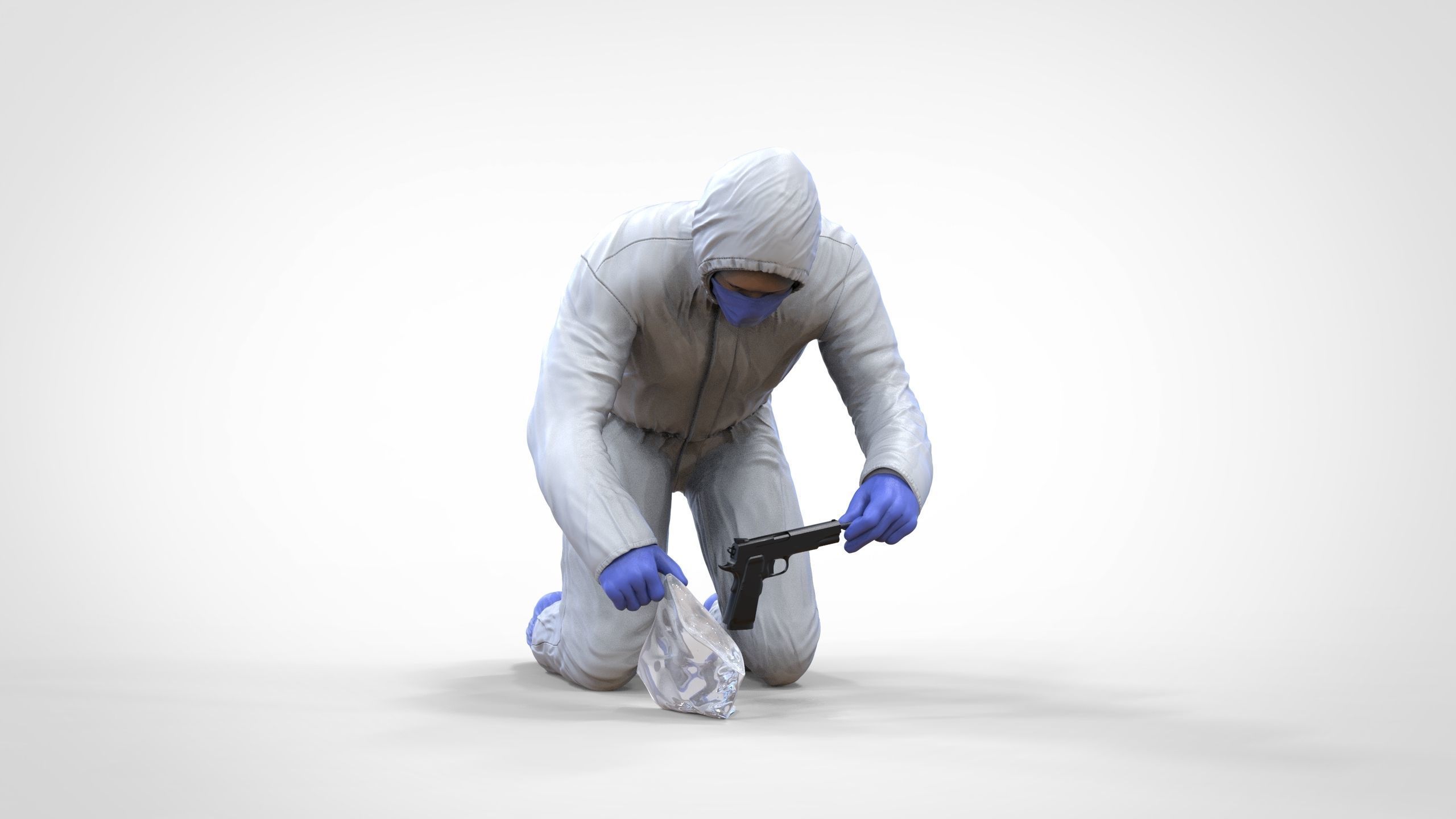 N3 CSI forensic models collect evidence 3D model 3D printable | CGTrader