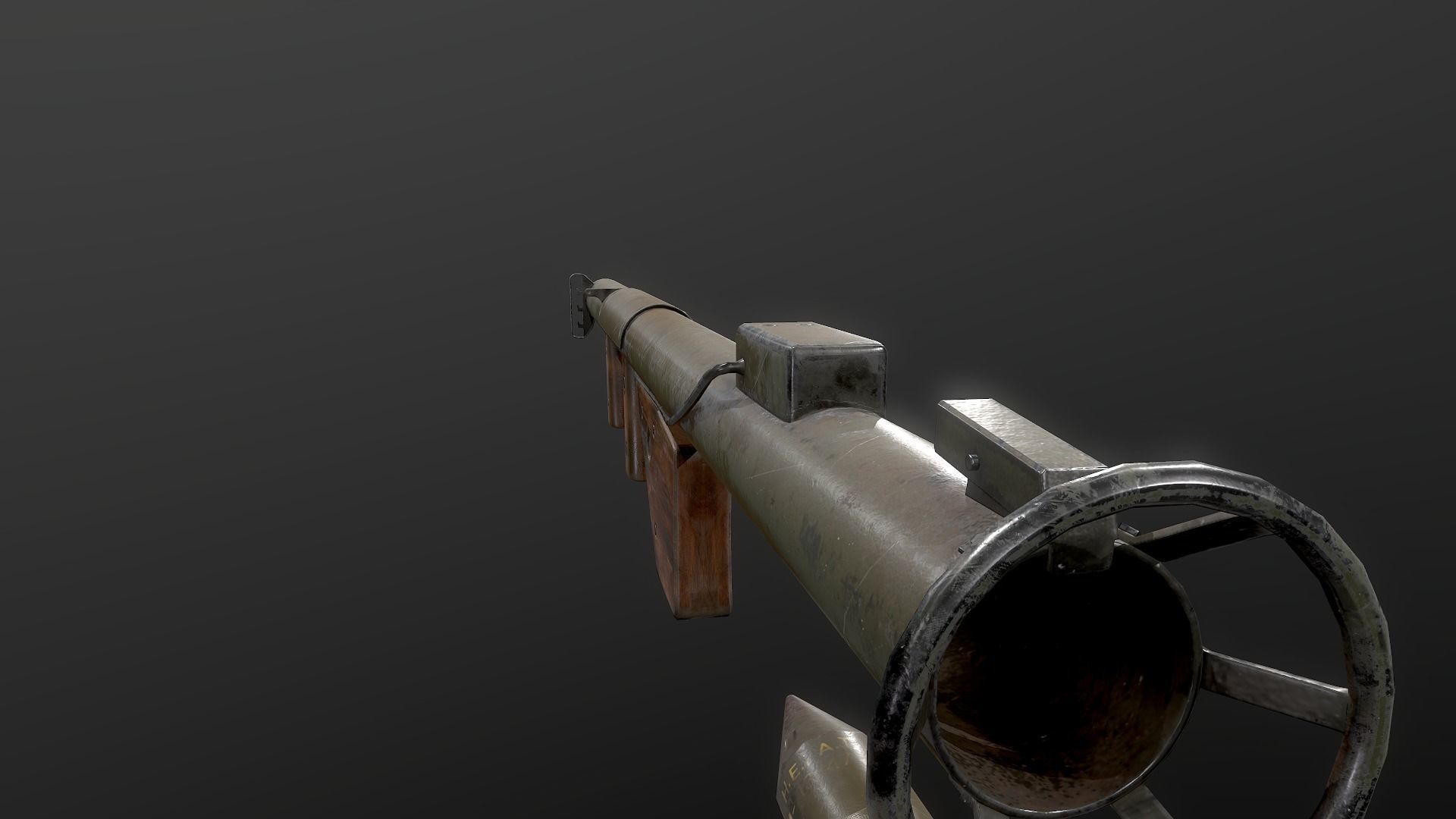 3D model M1A1 Rocket Launcher ww2 usa Bazooka VR / AR / low-poly | CGTrader