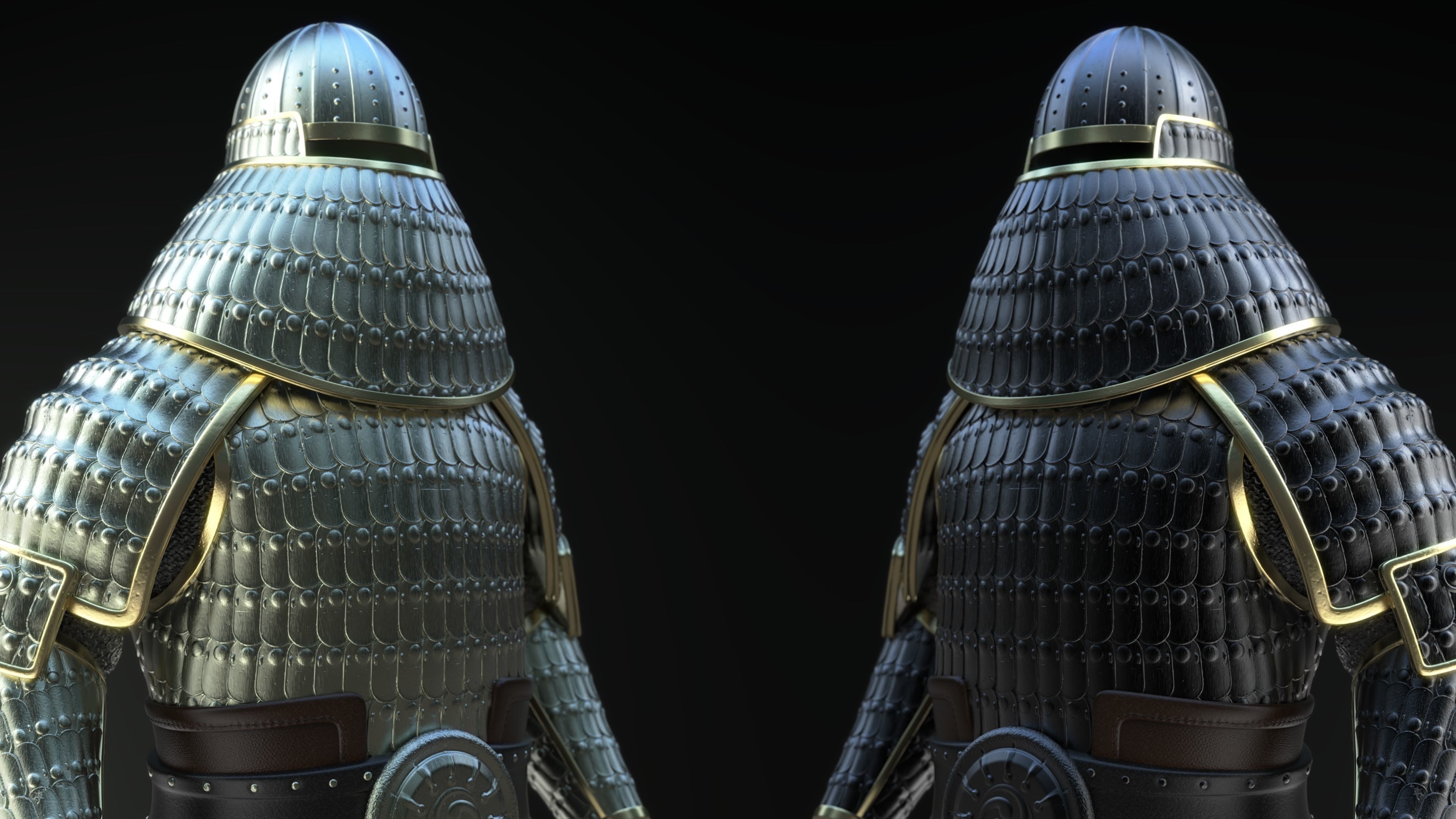 Song armor 3D model | CGTrader