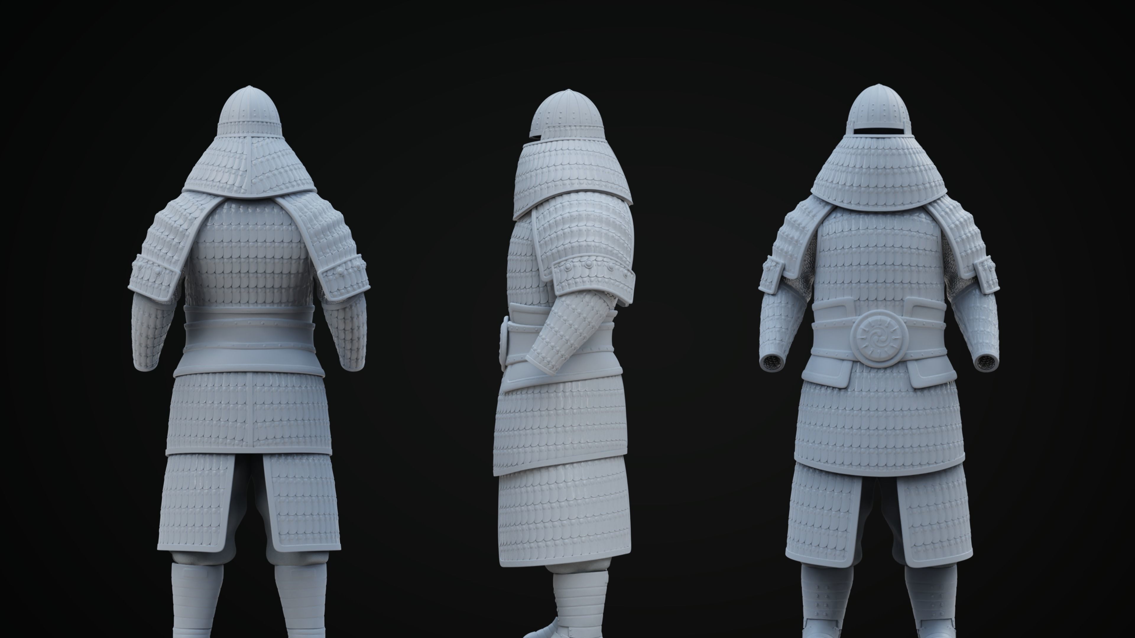 Song armor 3D model | CGTrader