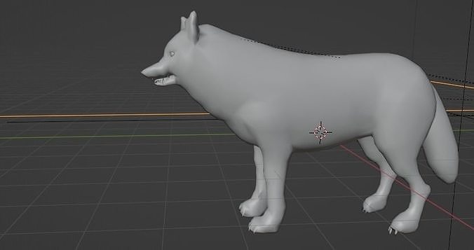 3D model Grey Wolf VR / AR / low-poly | CGTrader