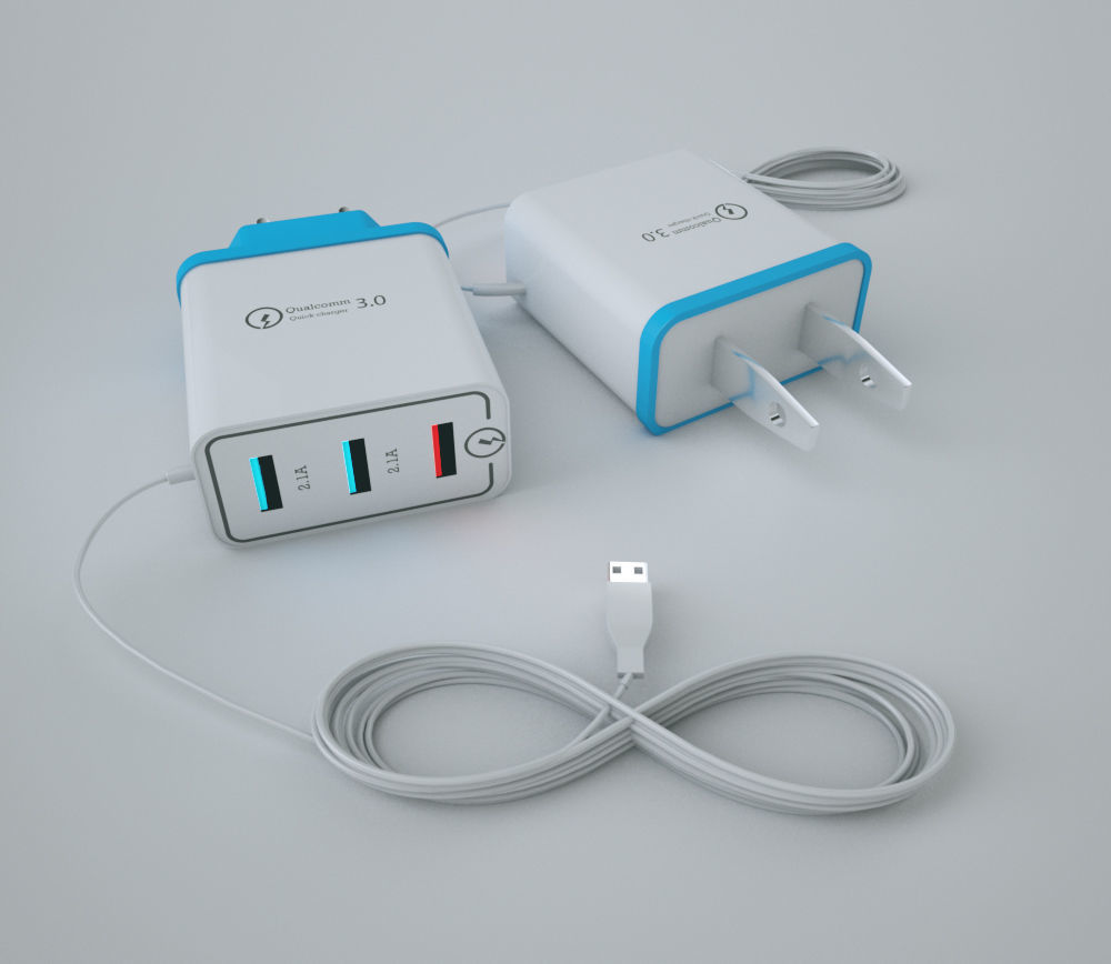 3D model Mobile Charger 3D Model VR / AR / low-poly | CGTrader