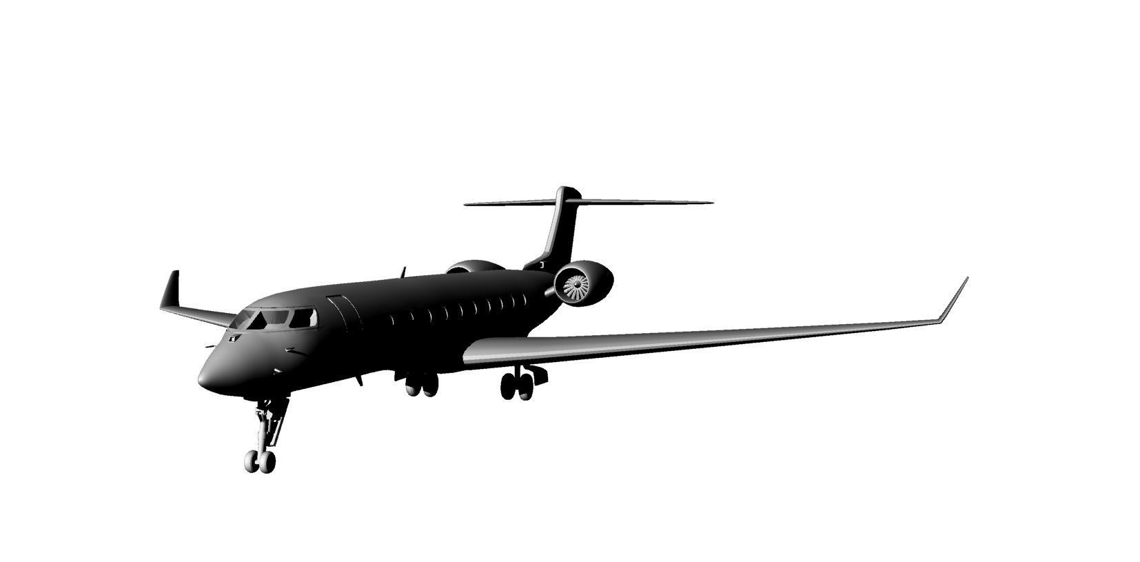 gulfstream g700 3D model 3D printable | CGTrader