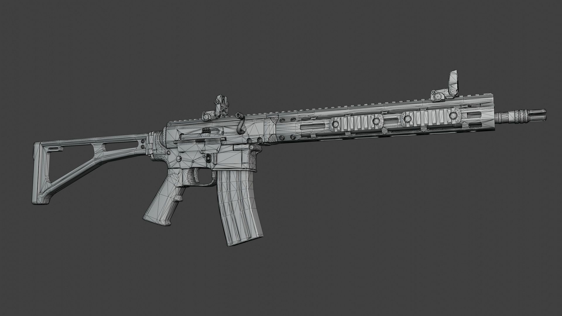 3D model BRN180 Rifle VR / AR / low-poly | CGTrader