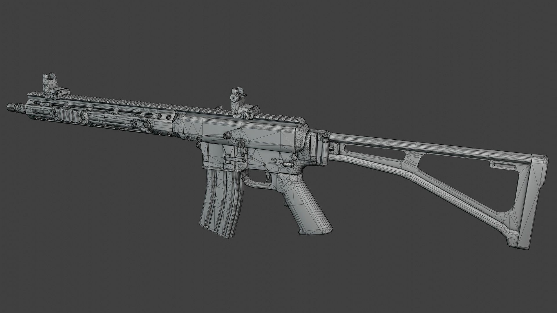 3D model BRN180 Rifle VR / AR / low-poly | CGTrader