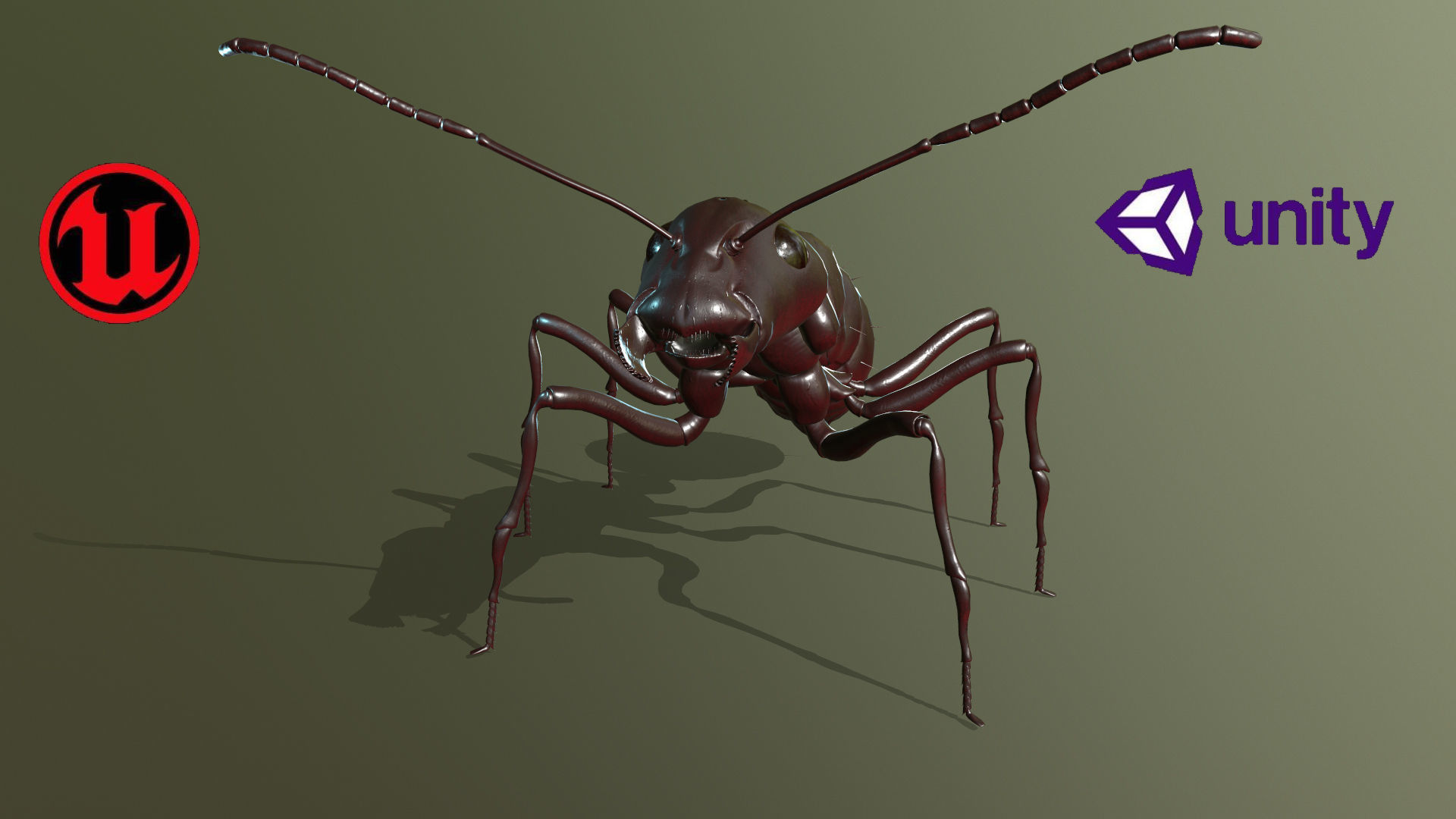 3D model Low Poly Character Ant Pack VR / AR / low-poly | CGTrader