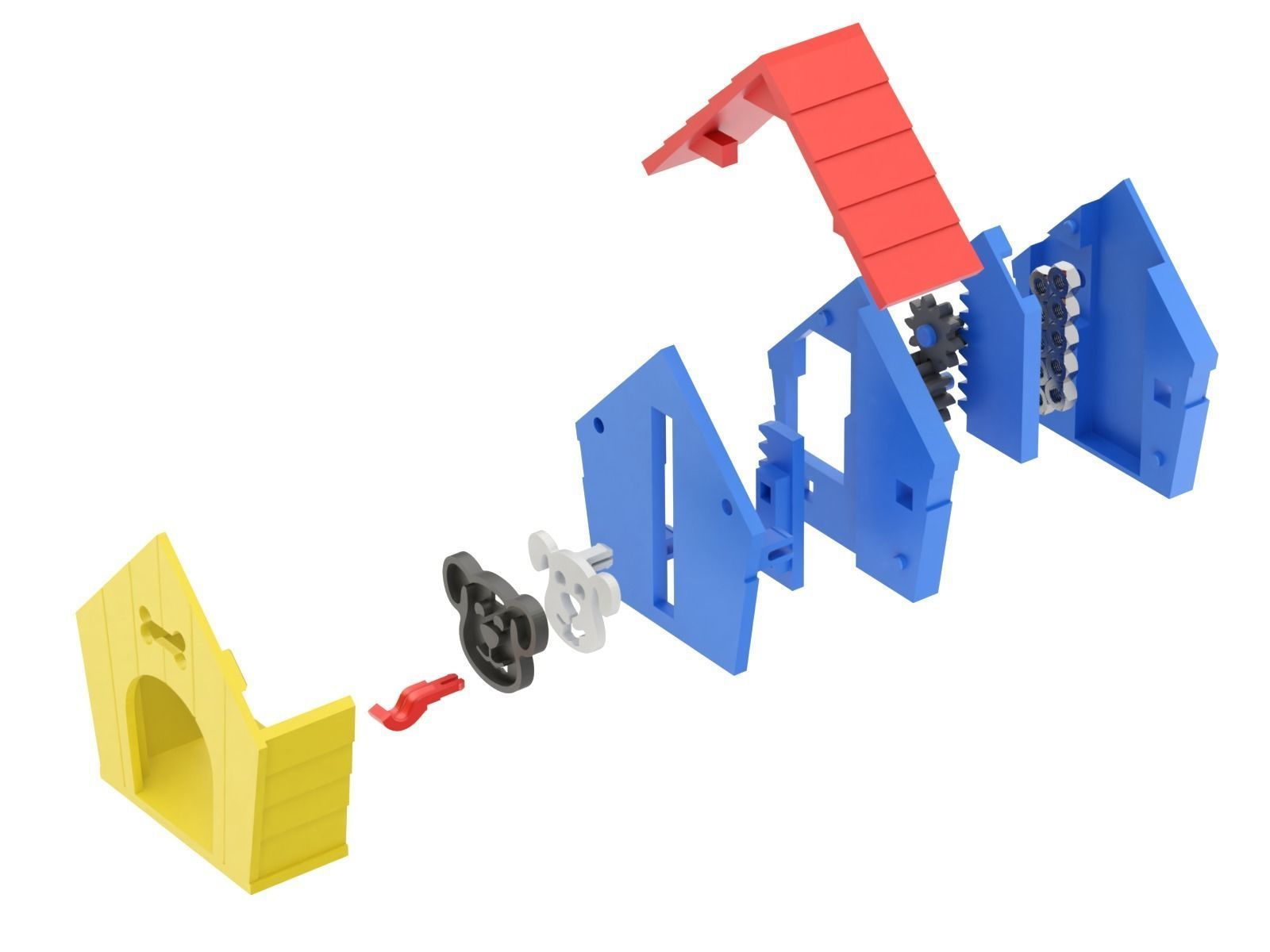 Printable Cartoonish Key Holder 3D model 3D printable | CGTrader