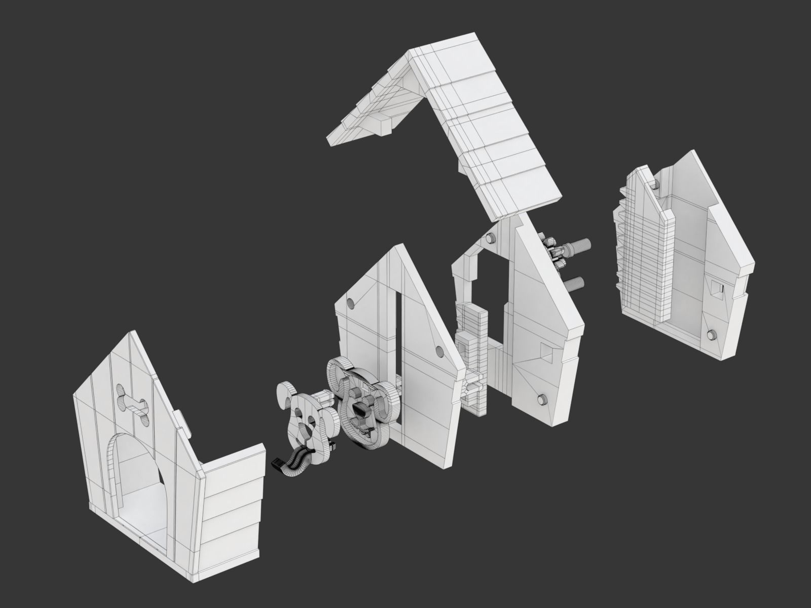 Printable Cartoonish Key Holder 3D model 3D printable | CGTrader