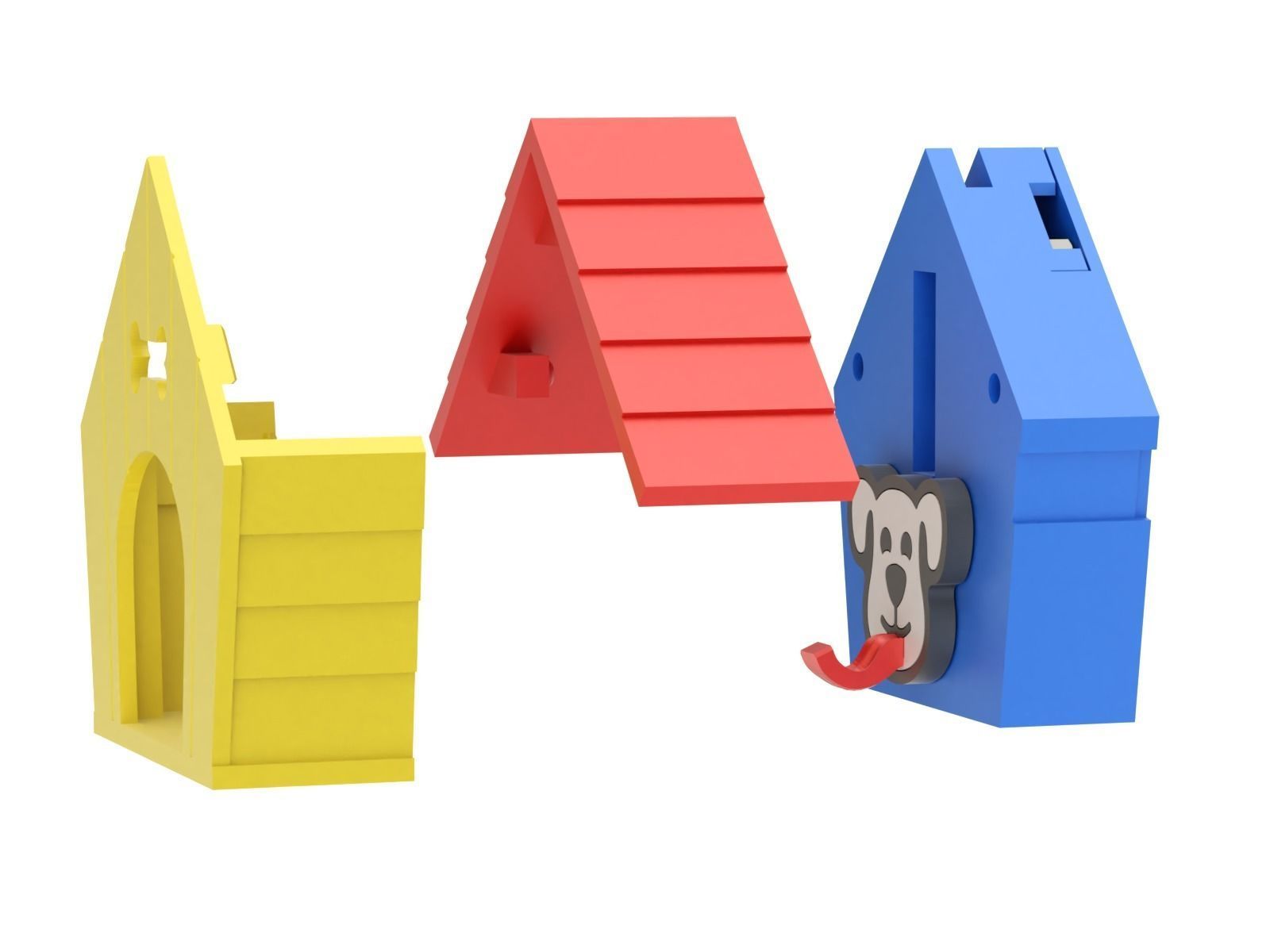 Printable Cartoonish Key Holder 3D model 3D printable | CGTrader