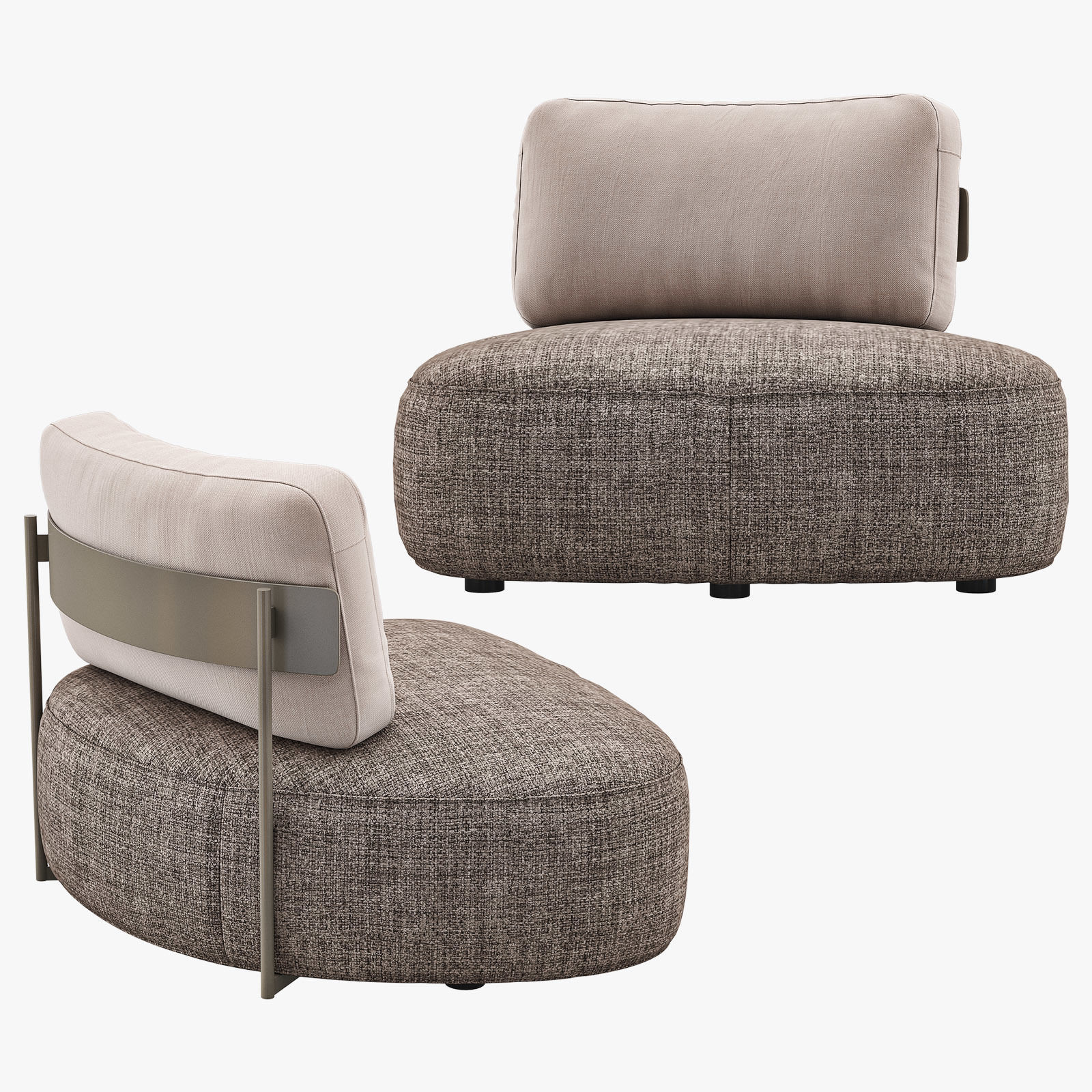 PIERRE Armchairs 3D model | CGTrader