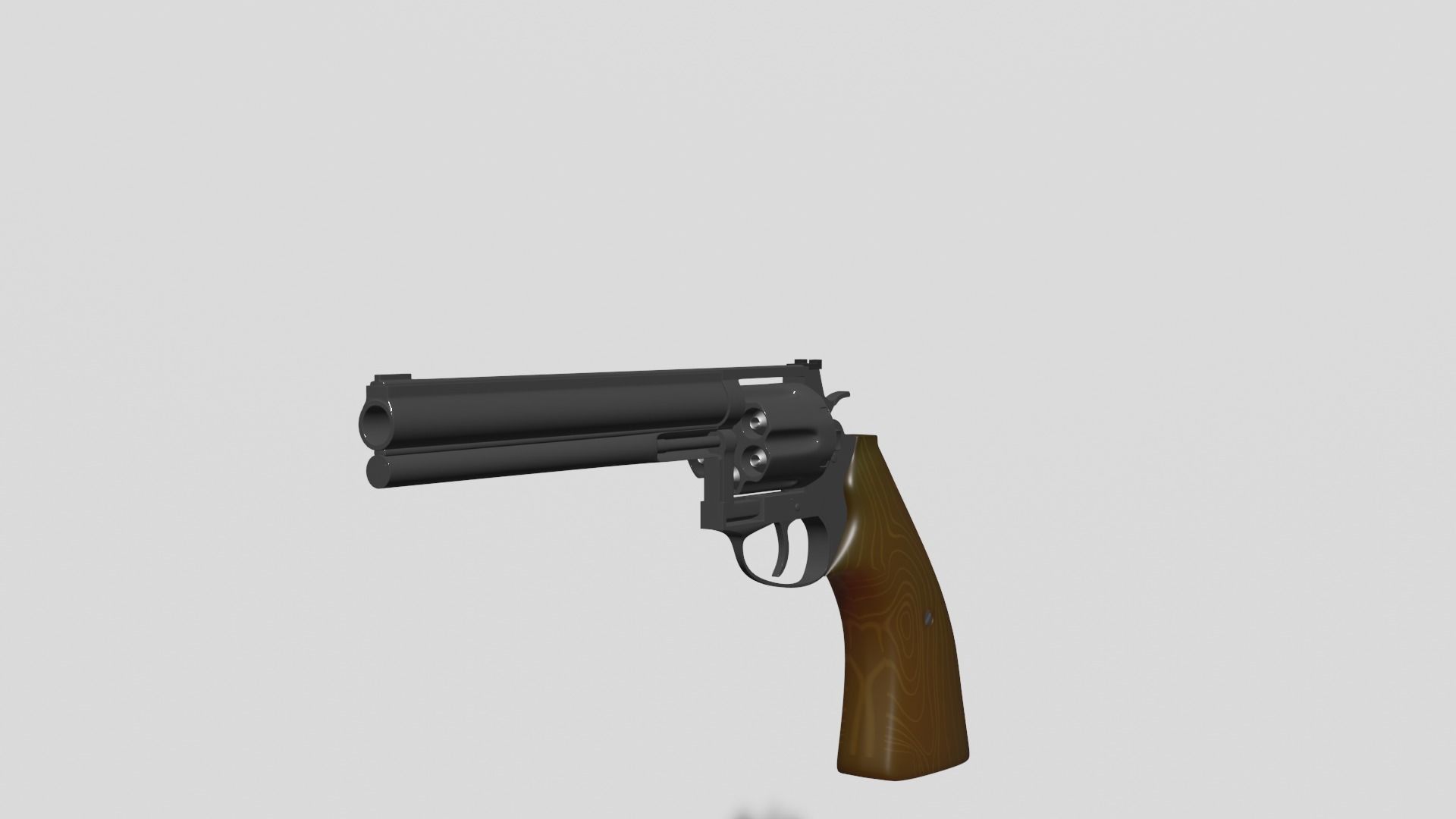 Realistic animated 6 shot revolver free 3D model animated | CGTrader