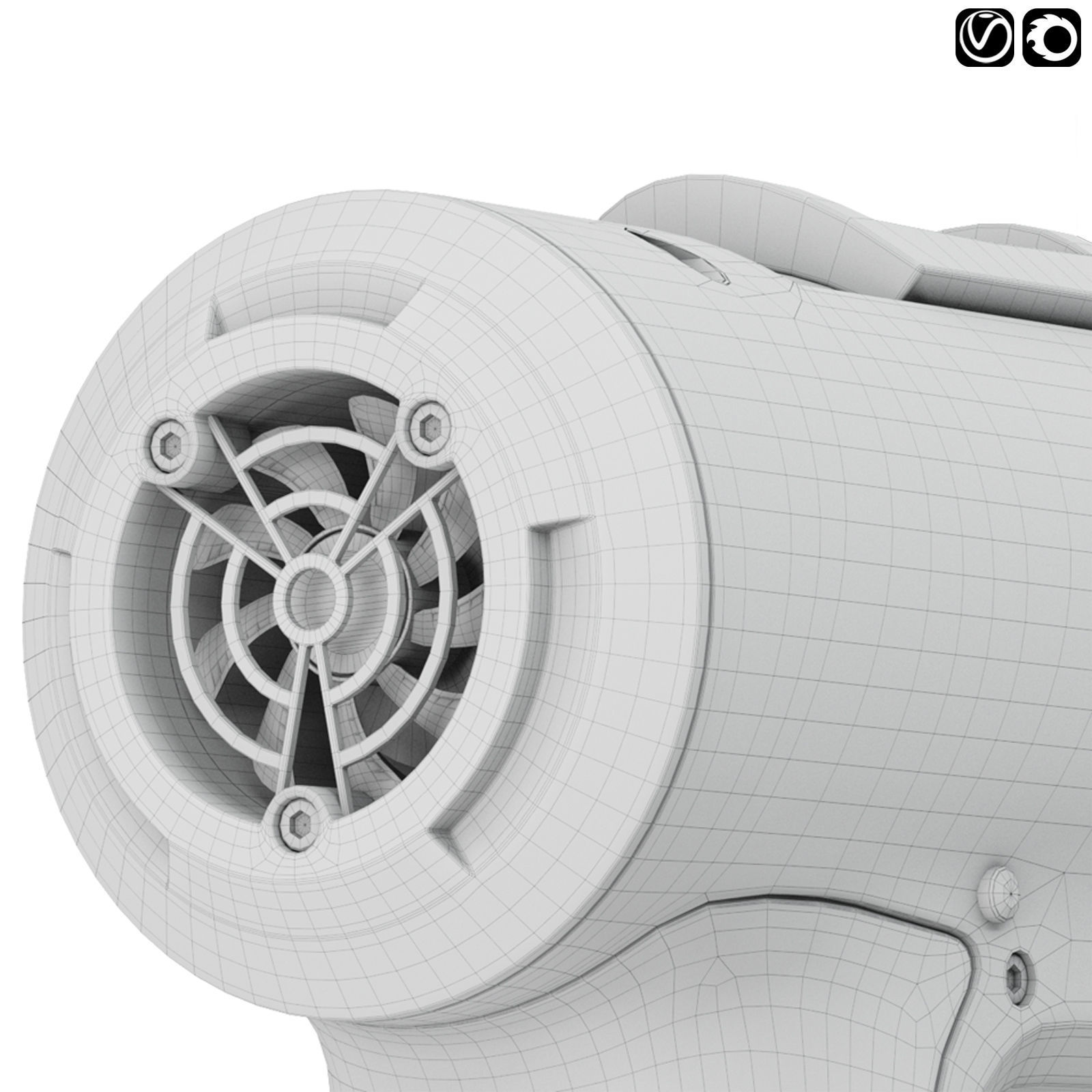 Nautilus Power Drill 3D model | CGTrader