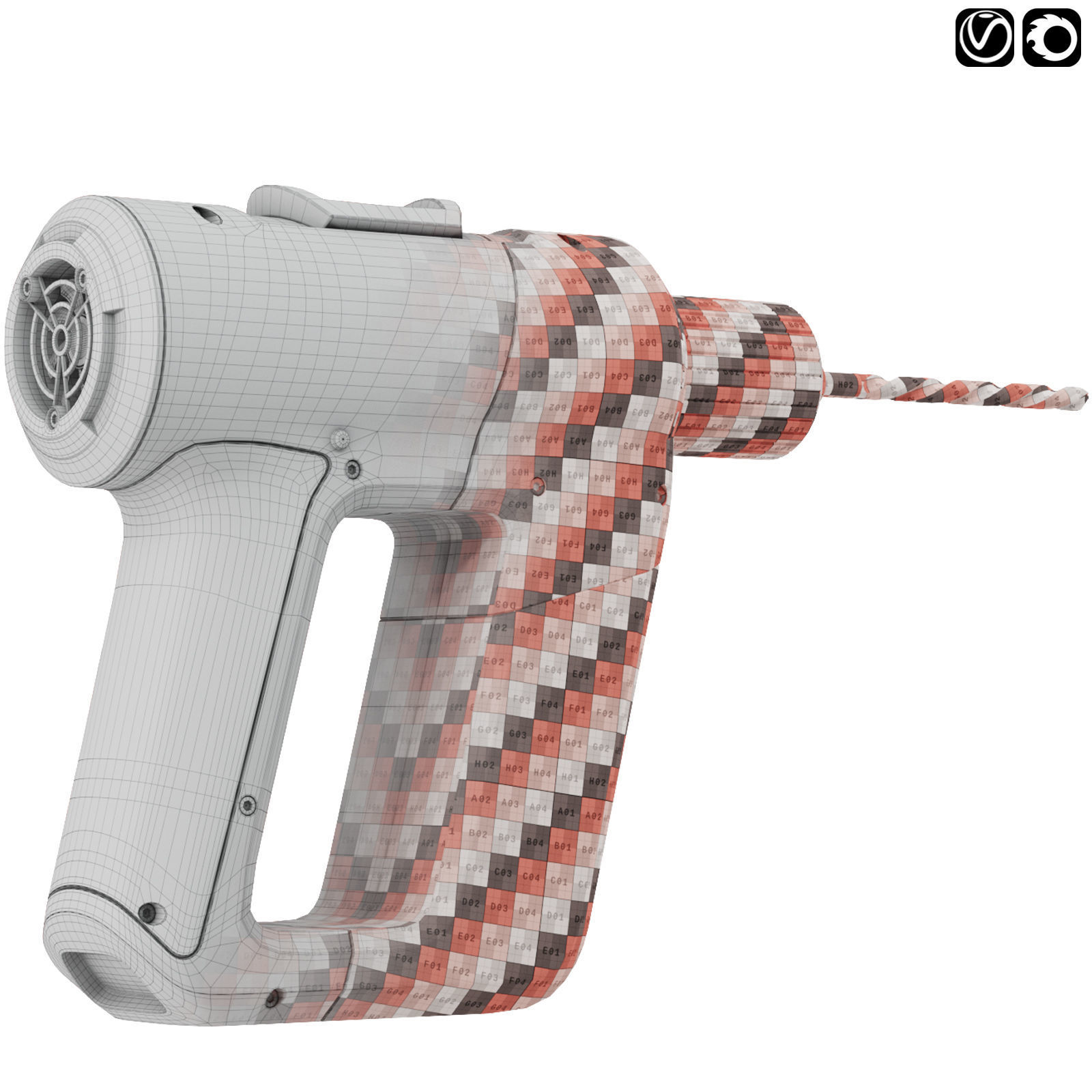 Nautilus Power Drill 3D model | CGTrader