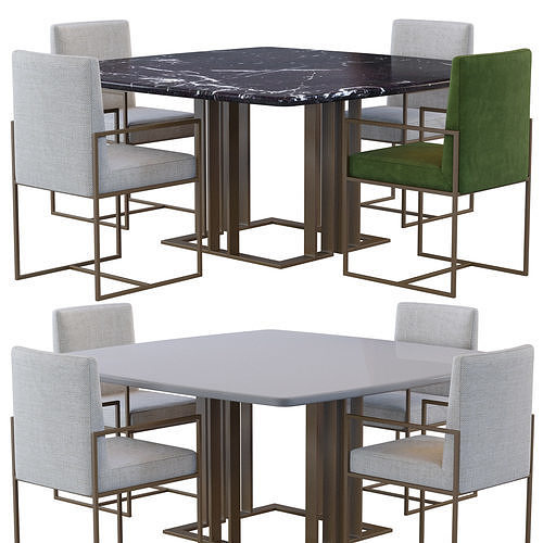 Charlie Table by Meridiani 3D model | CGTrader