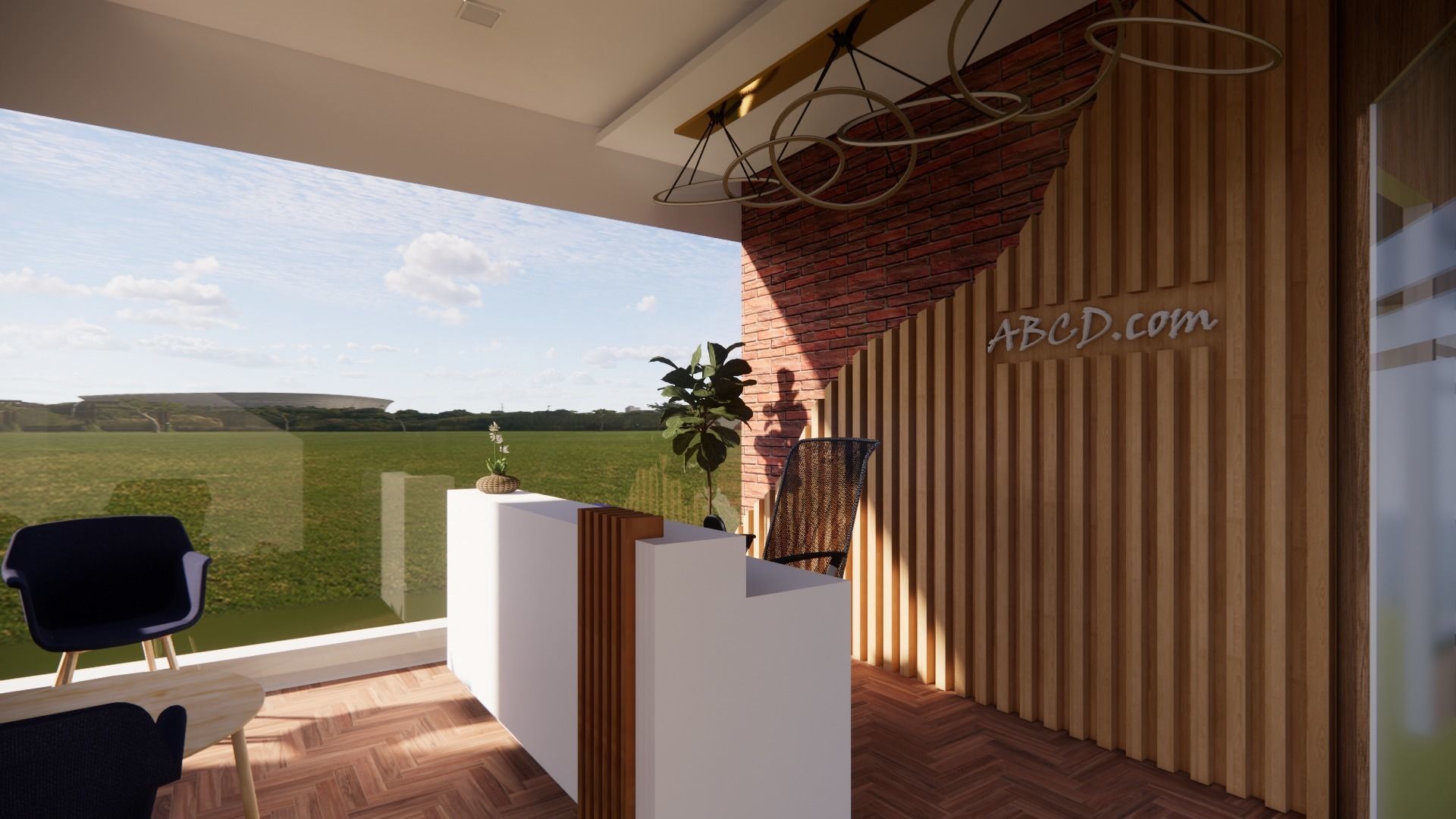 Office Reception Area 3D model | CGTrader