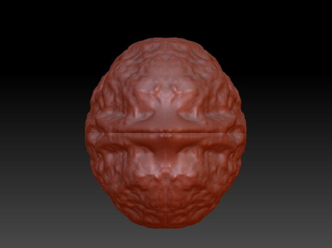 Walnut round carving STL download walnut 3D map download 3D model 3D ...