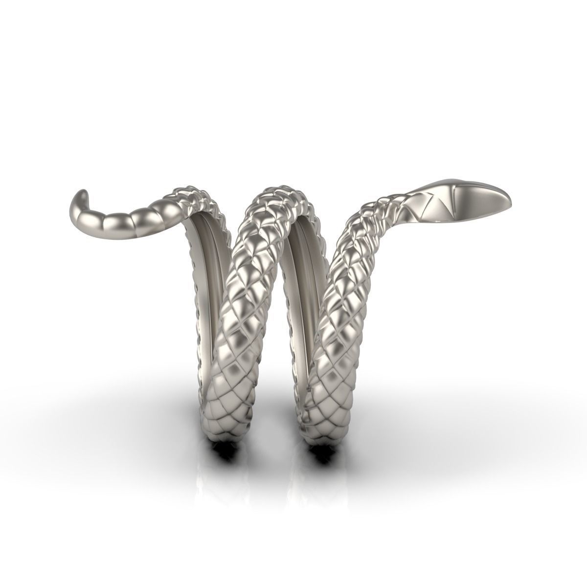 Snake Ring 3D model 3D printable | CGTrader