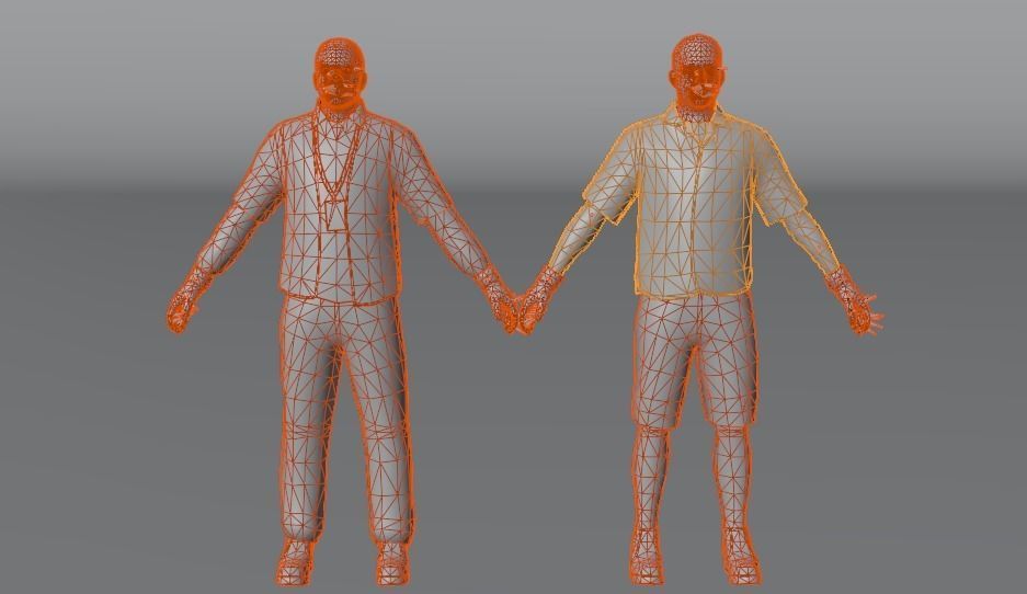 3D model 3d airport employee worker VR / AR / low-poly | CGTrader