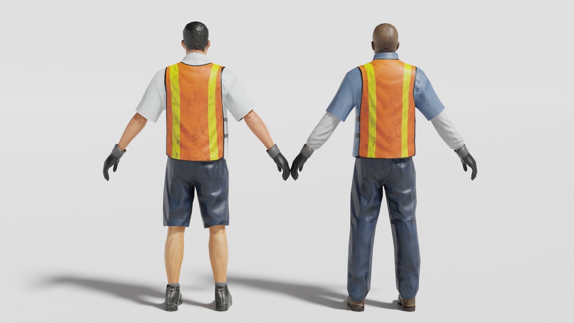 3D model 3d airport employee worker VR / AR / low-poly | CGTrader