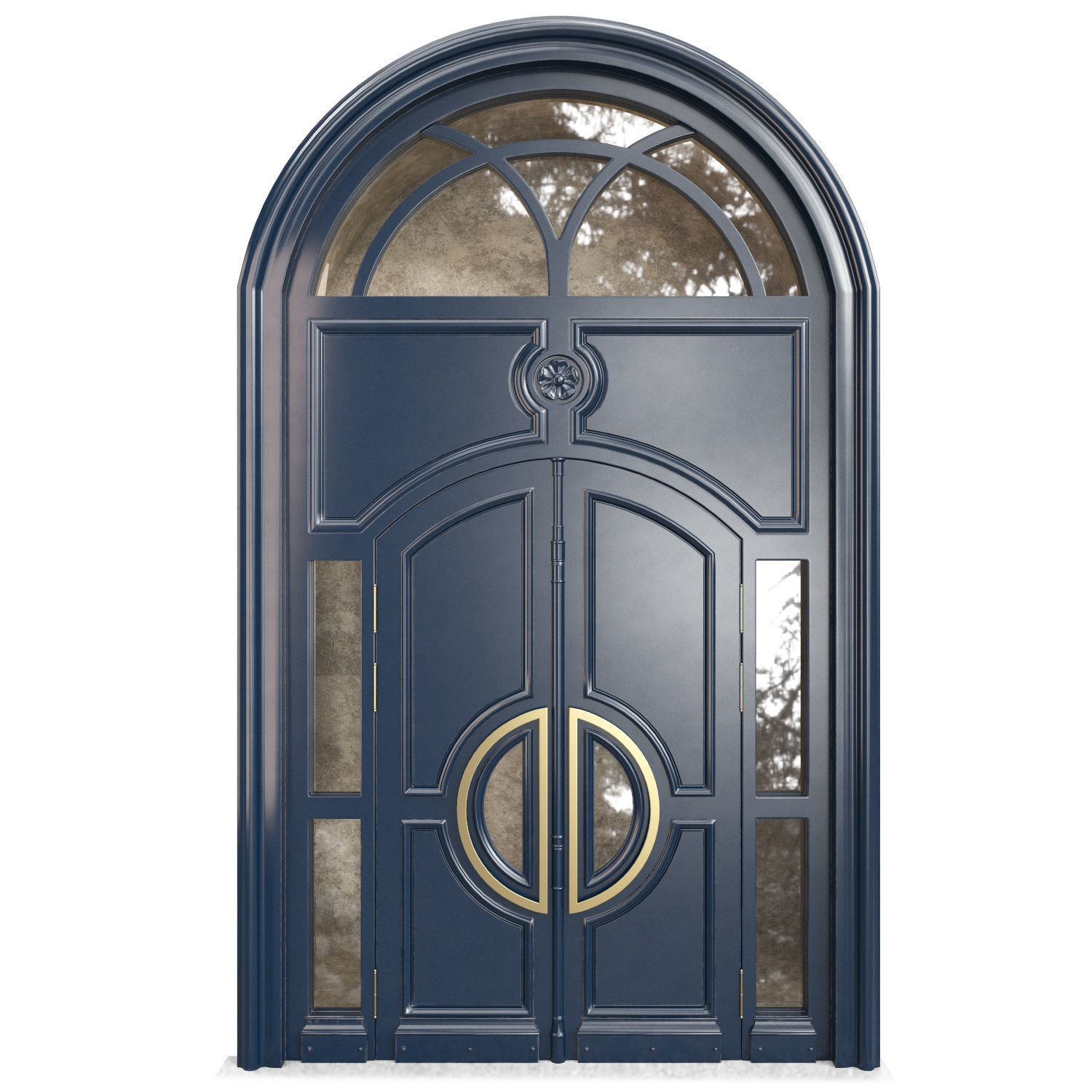 Entrance classic door 58 3D model | CGTrader