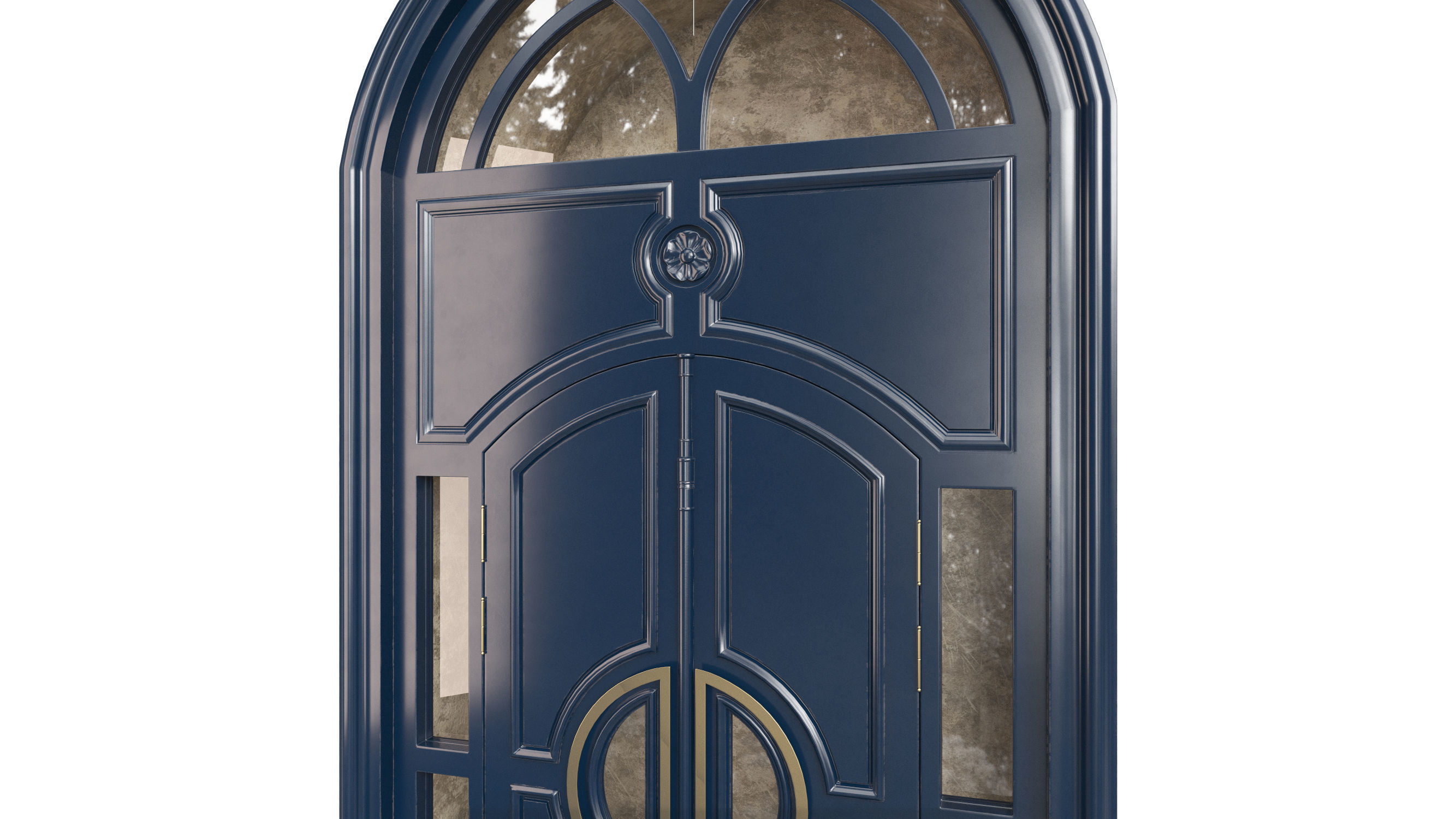 Entrance classic door 58 3D model | CGTrader