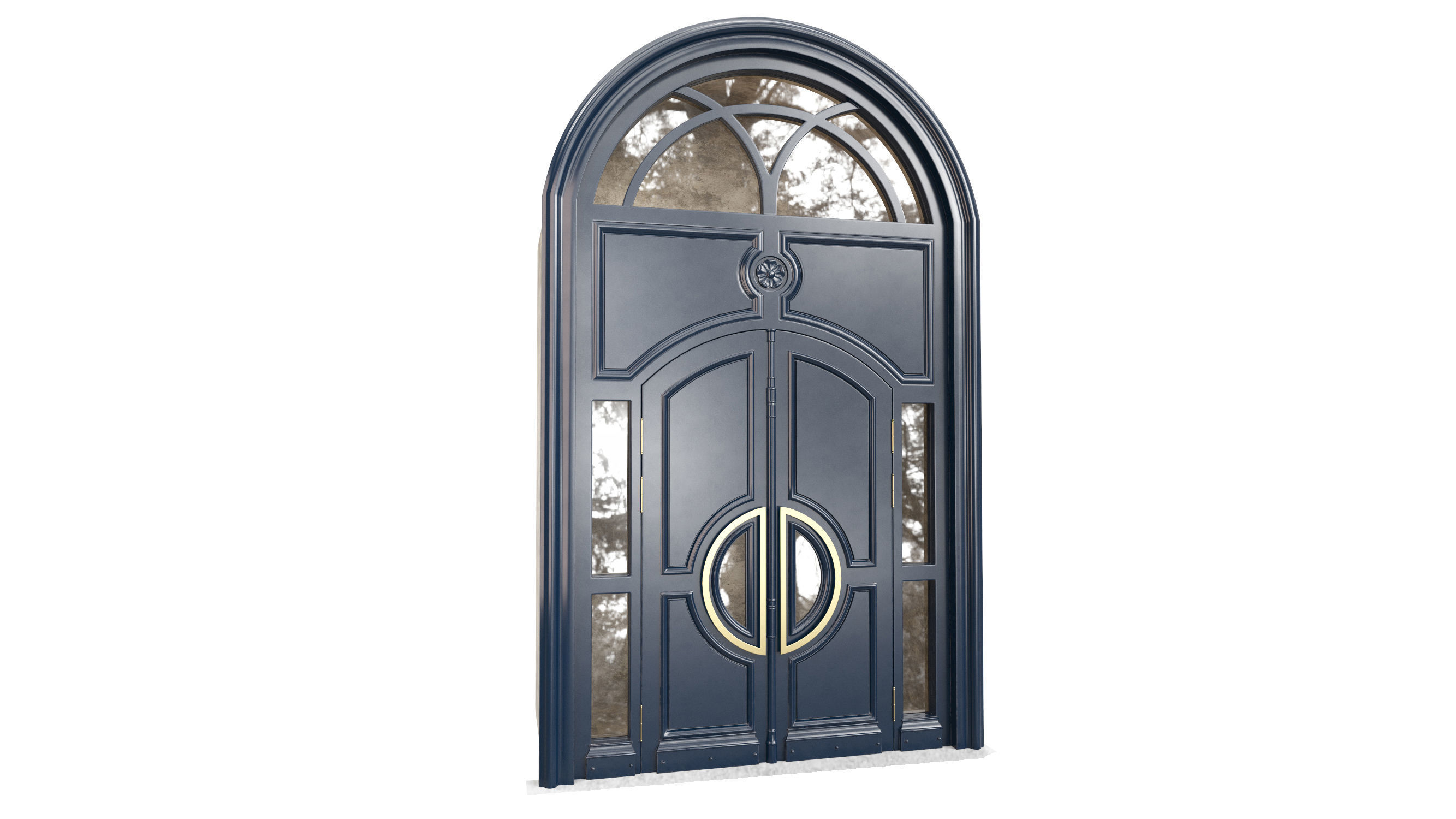 Entrance classic door 58 3D model | CGTrader