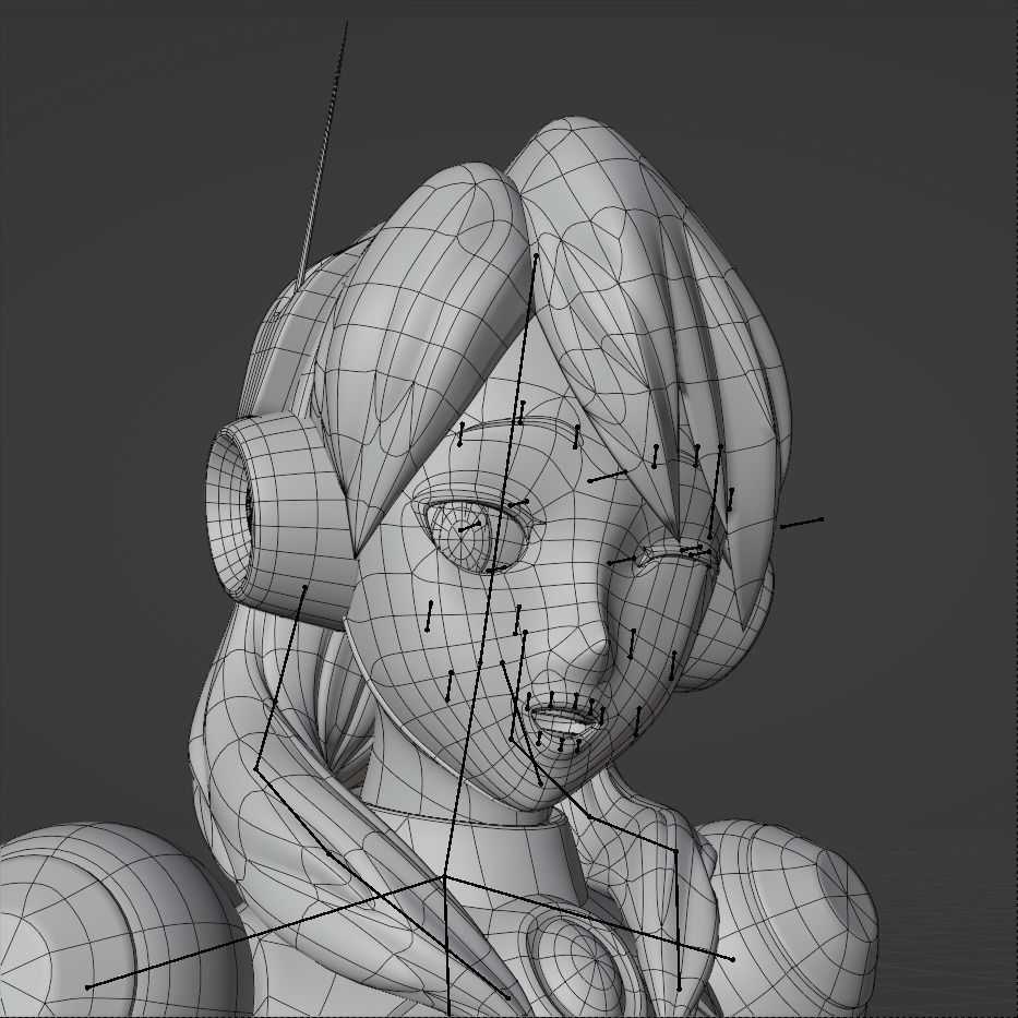 Alia - Megaman X 3D model animated rigged | CGTrader