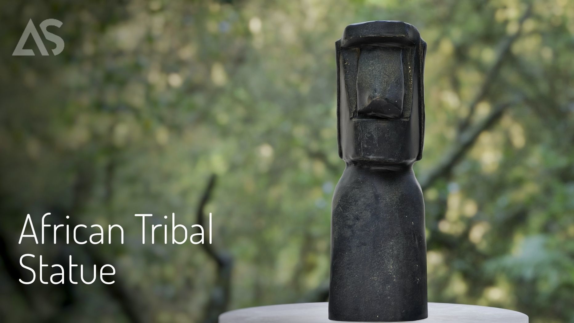 African Tribal Statue 3D model | CGTrader