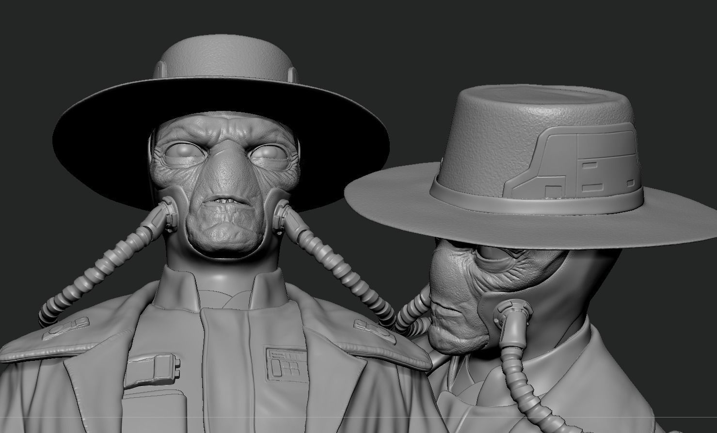 Cad Bane Bust 3D model 3D printable | CGTrader