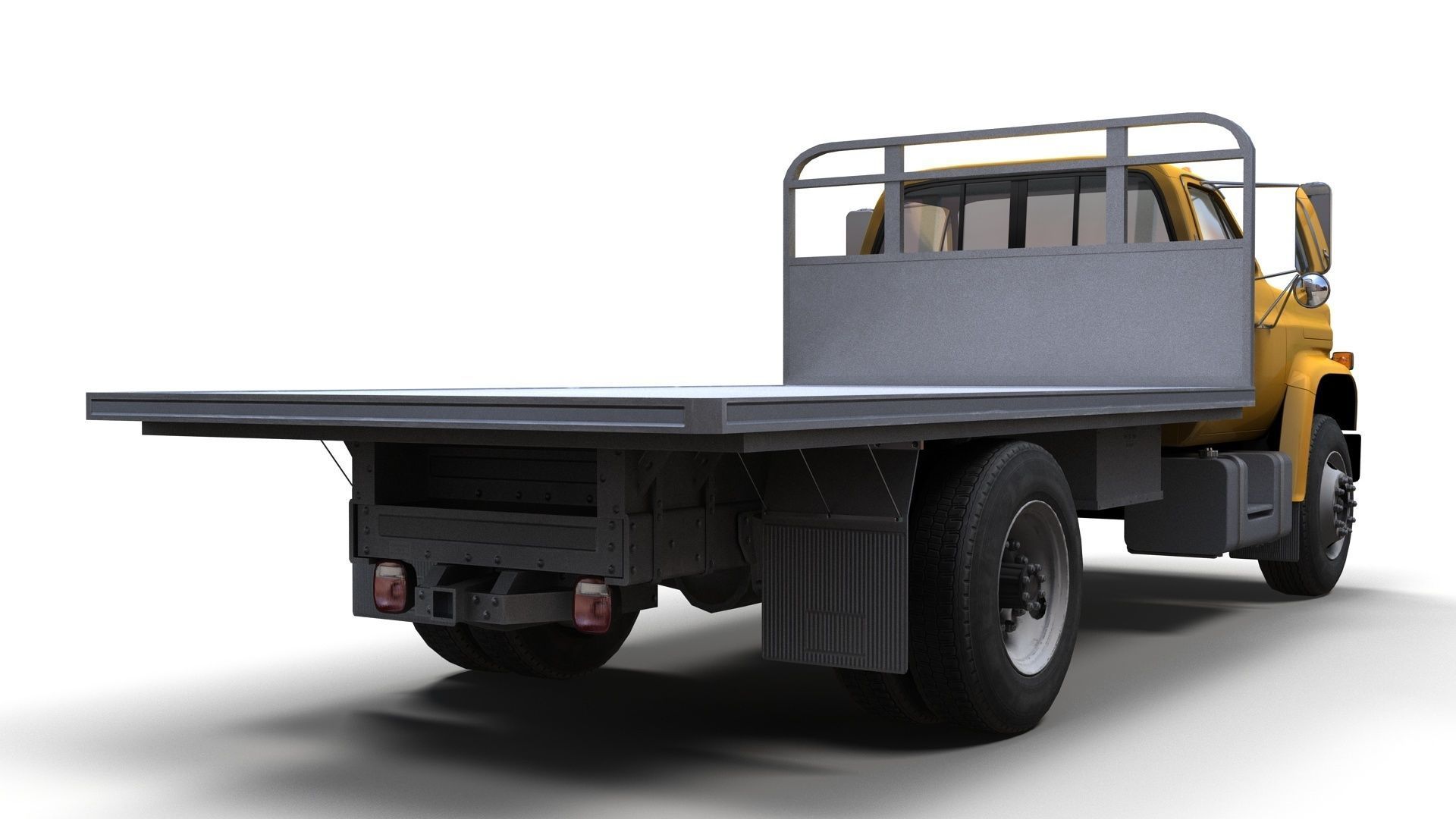 3D model Industrial flatbed VR / AR / low-poly | CGTrader