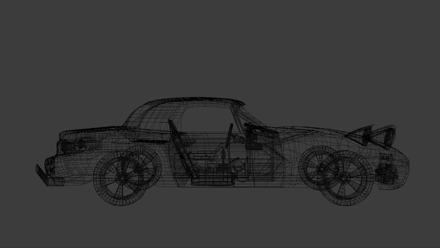 car mazda mx-5 miata 1995 low poly 3D model | CGTrader