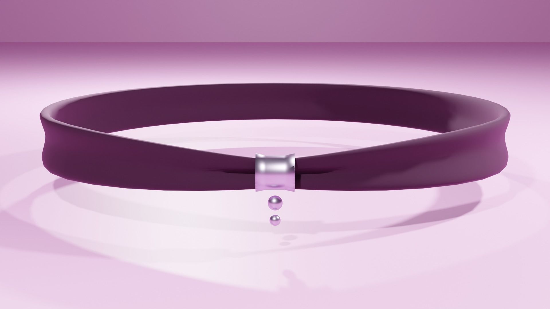 3D model Choker Collar for Women Low Poly VRCHAT Clothing Asset VR / AR ...