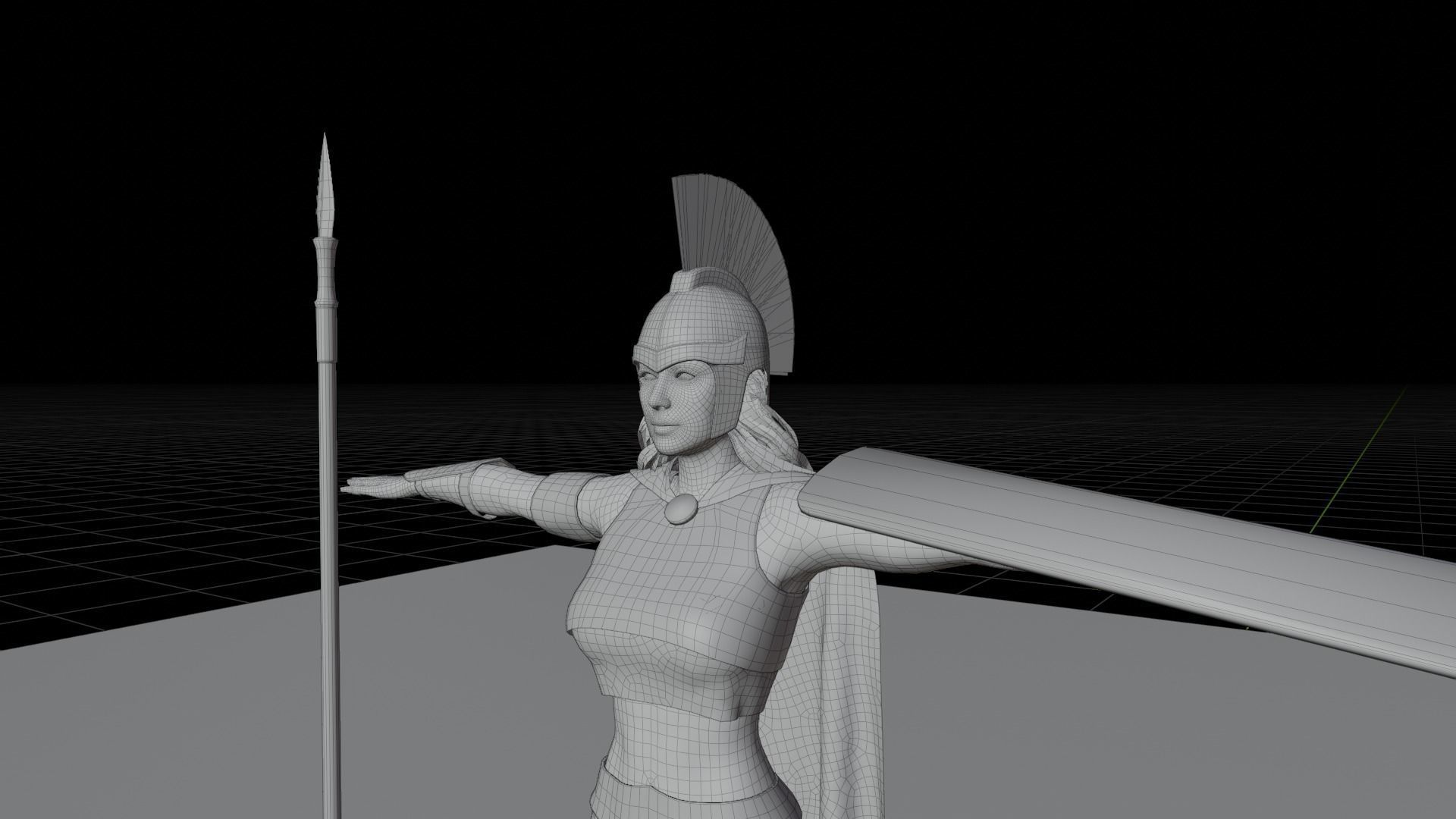 3D Model Collection Spartan Warrior and Commoner - 3D Game ready ...