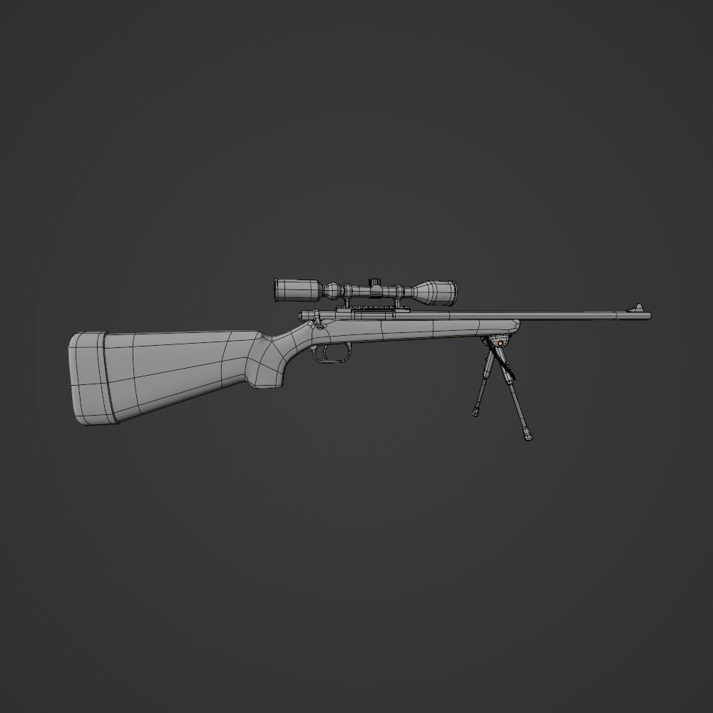 Sniper Rifle 3D model | CGTrader