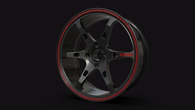 Lenso Project D 6 Spokes 3D model | CGTrader