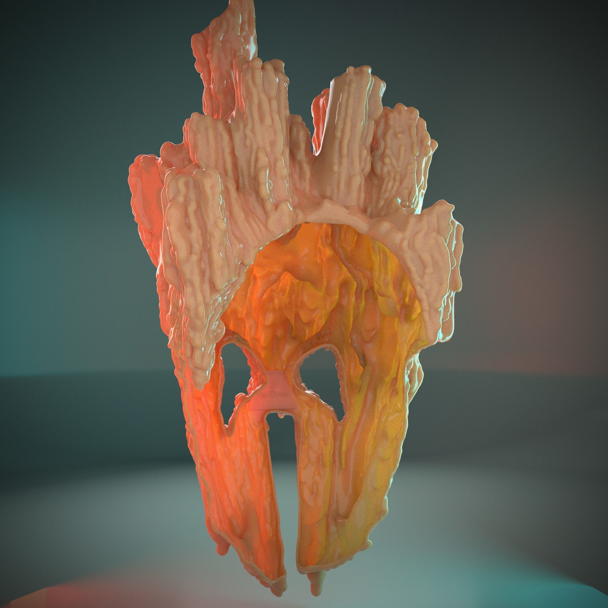 Candle Mask 3D Printing Halloween Stl Files Cosplay 3D model 3D ...