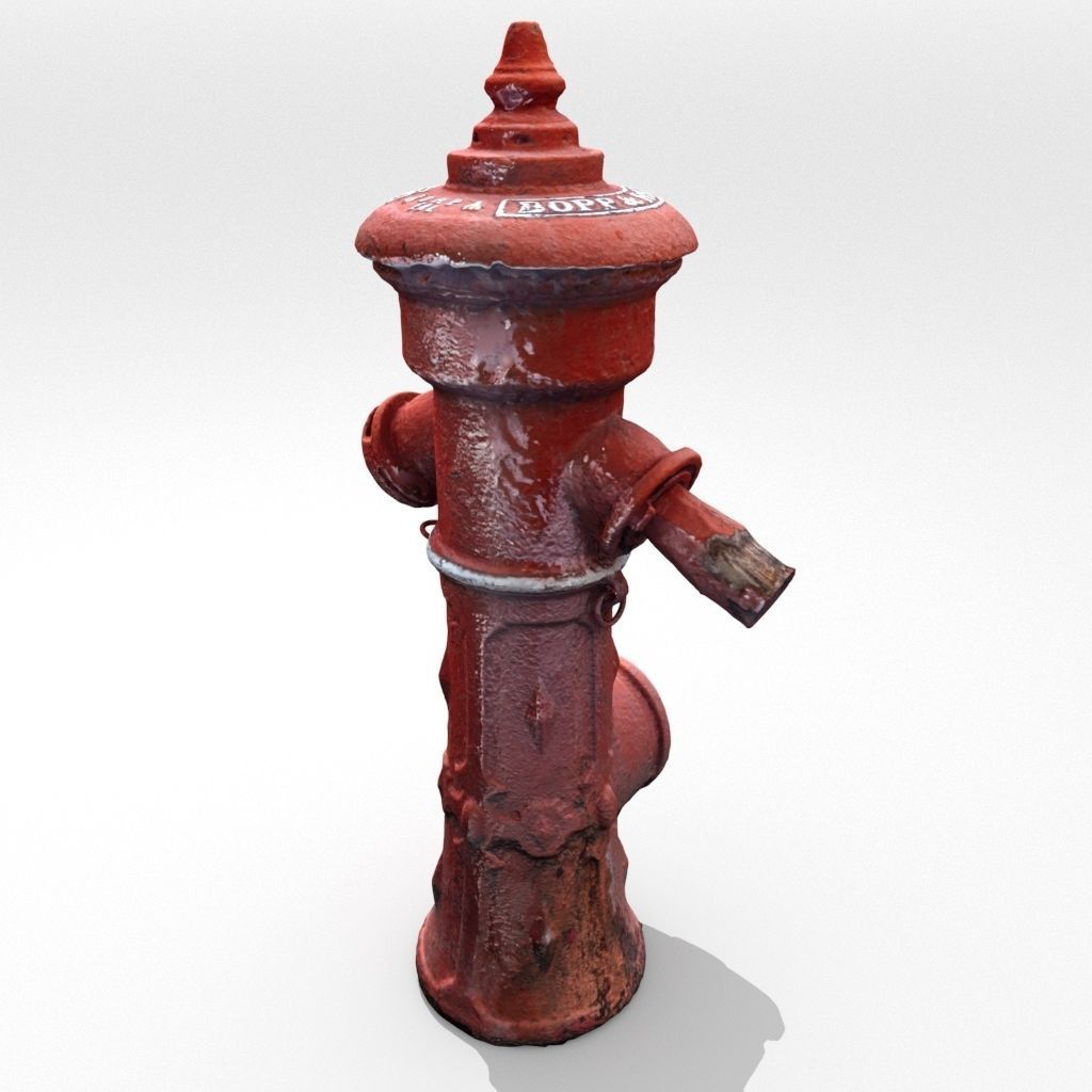 Outdoor fire hydrant 3D model | CGTrader